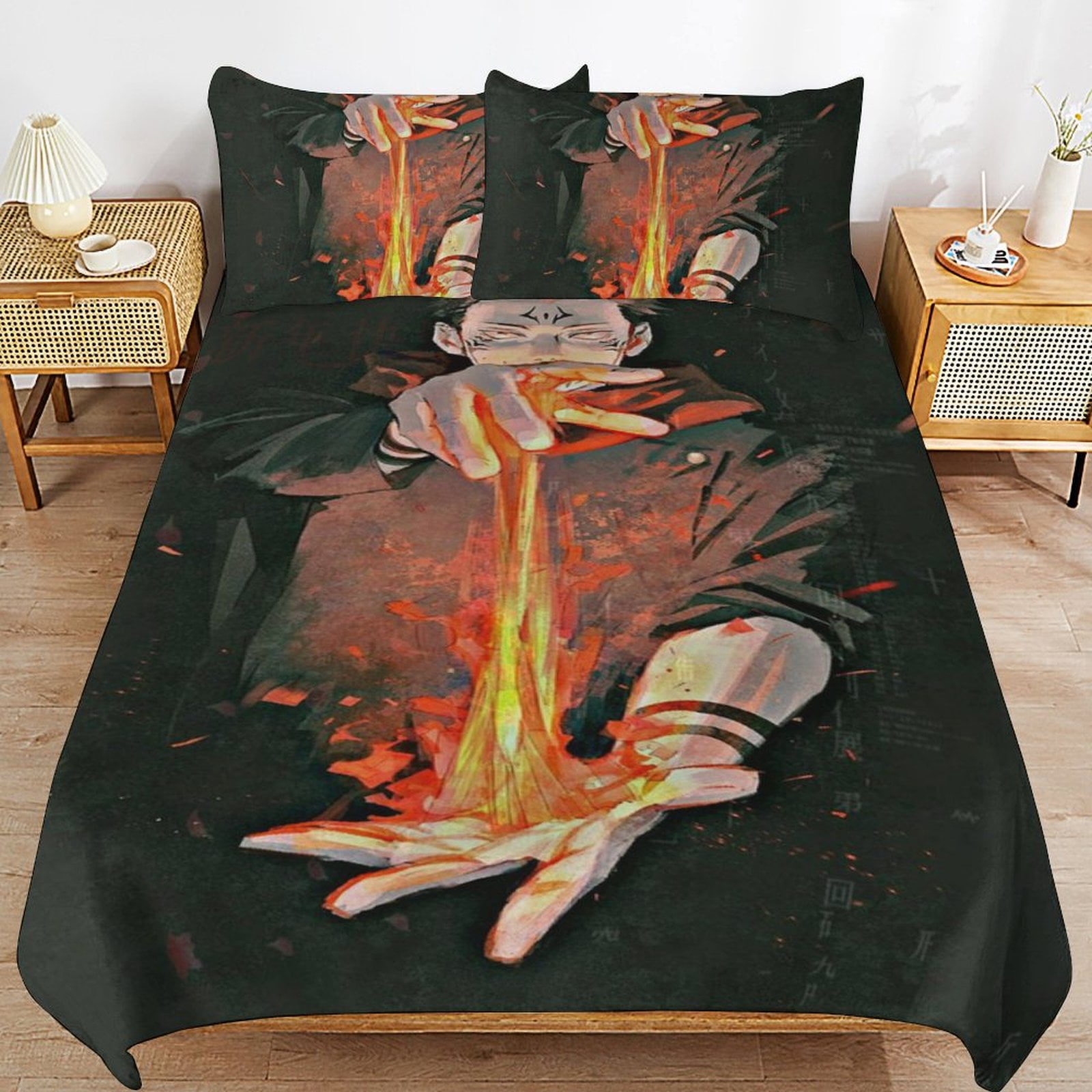 Jujutsu Kaisen Bedding Set Duvet Cover Comfortable and Lightweight ...