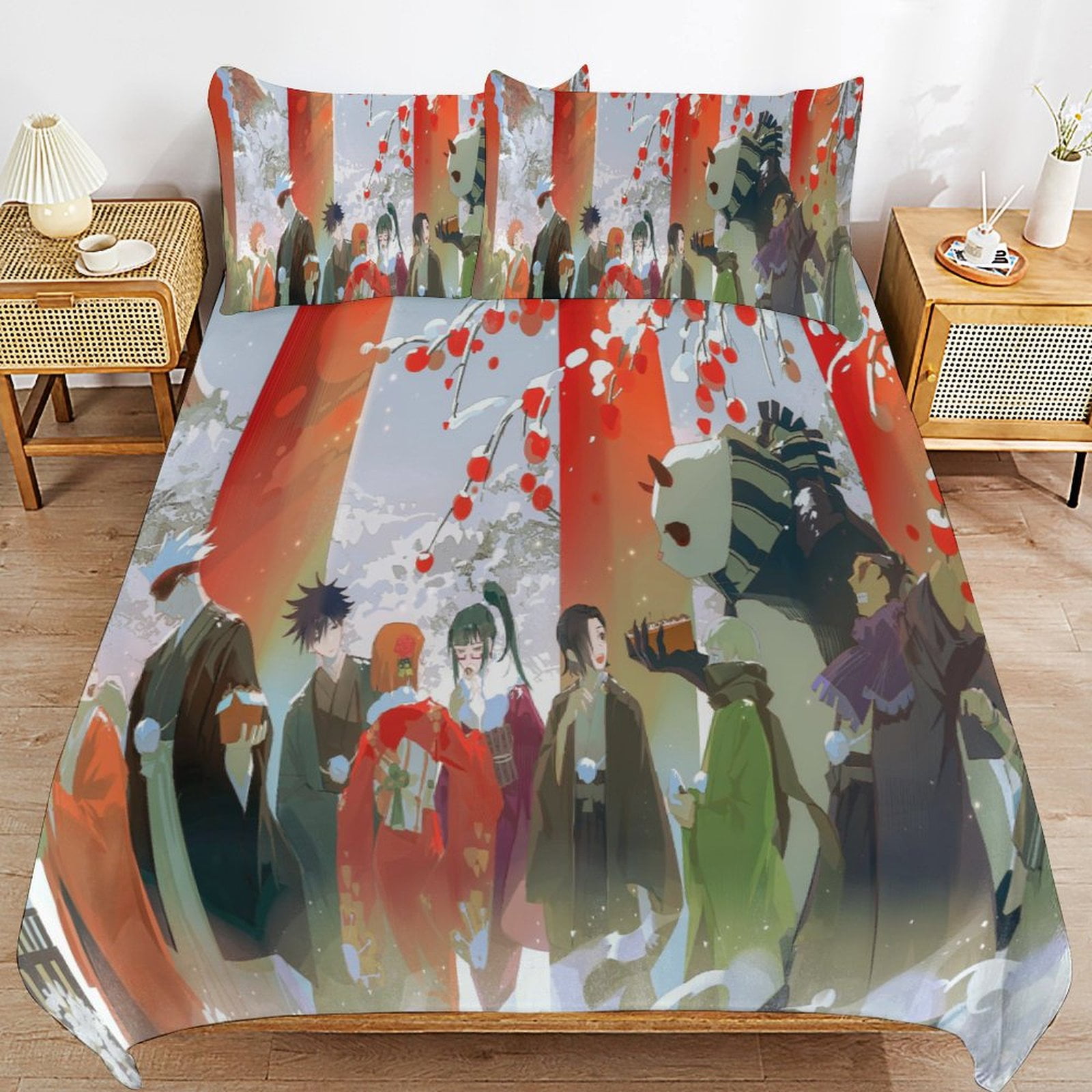 Jujutsu Kaisen Bedding Set Duvet Cover Comfortable and Lightweight ...