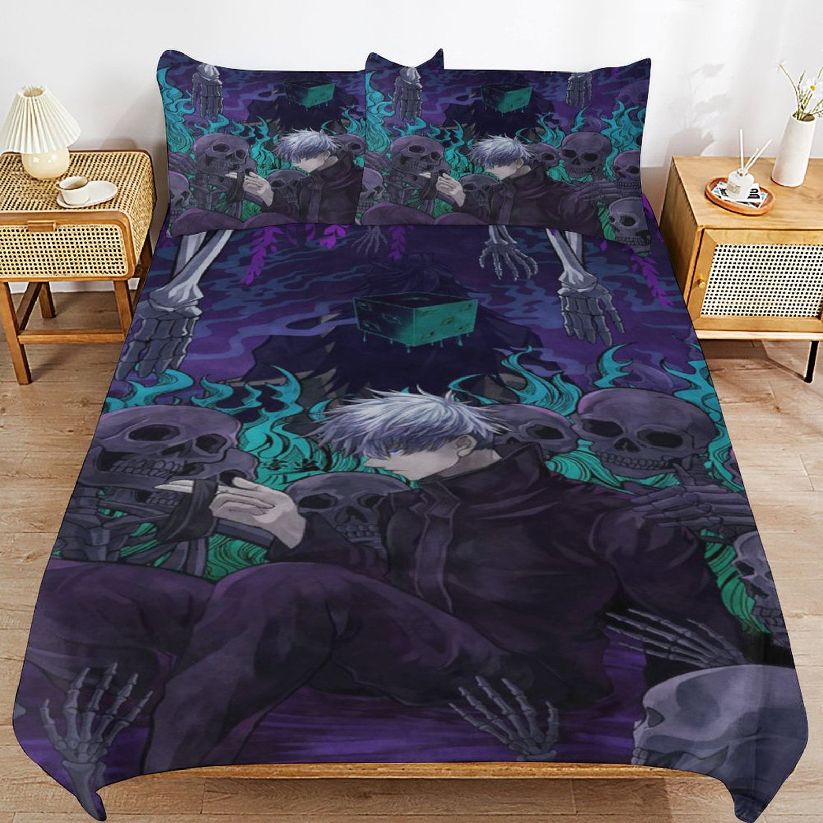 Jujutsu Kaisen Bedding Set Duvet Cover Comfortable and Lightweight ...