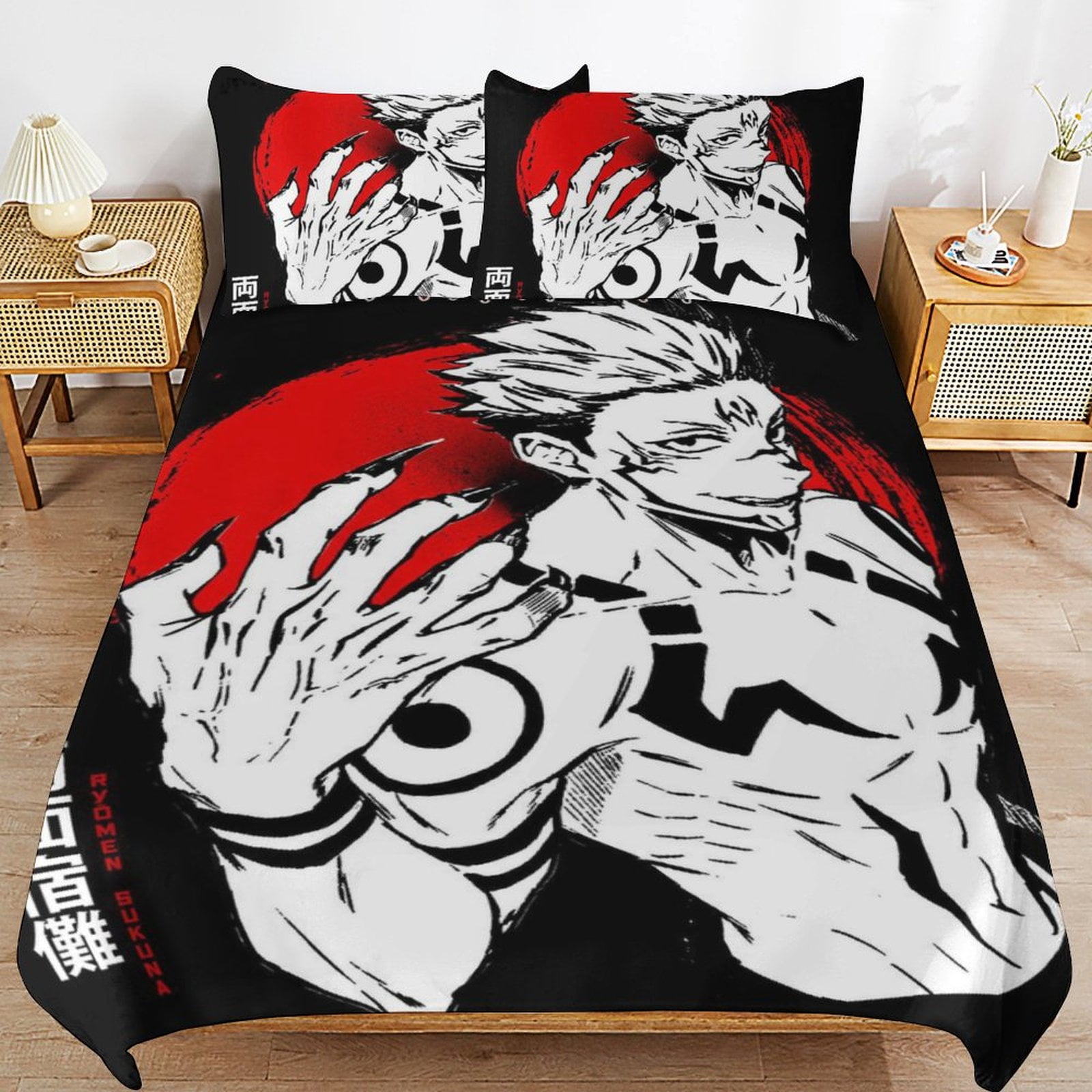 Jujutsu Kaisen Bedding Set Duvet Cover Comfortable and Lightweight ...