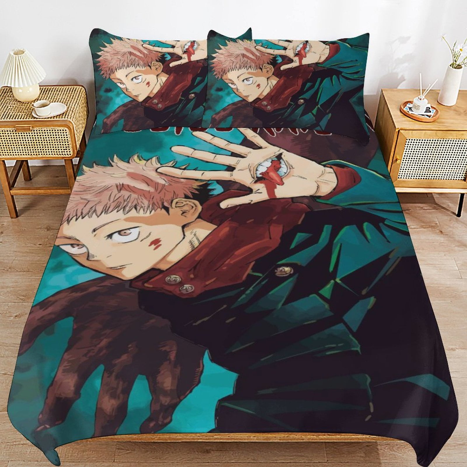 Jujutsu Kaisen Bedding Set Duvet Cover Comfortable and Lightweight ...