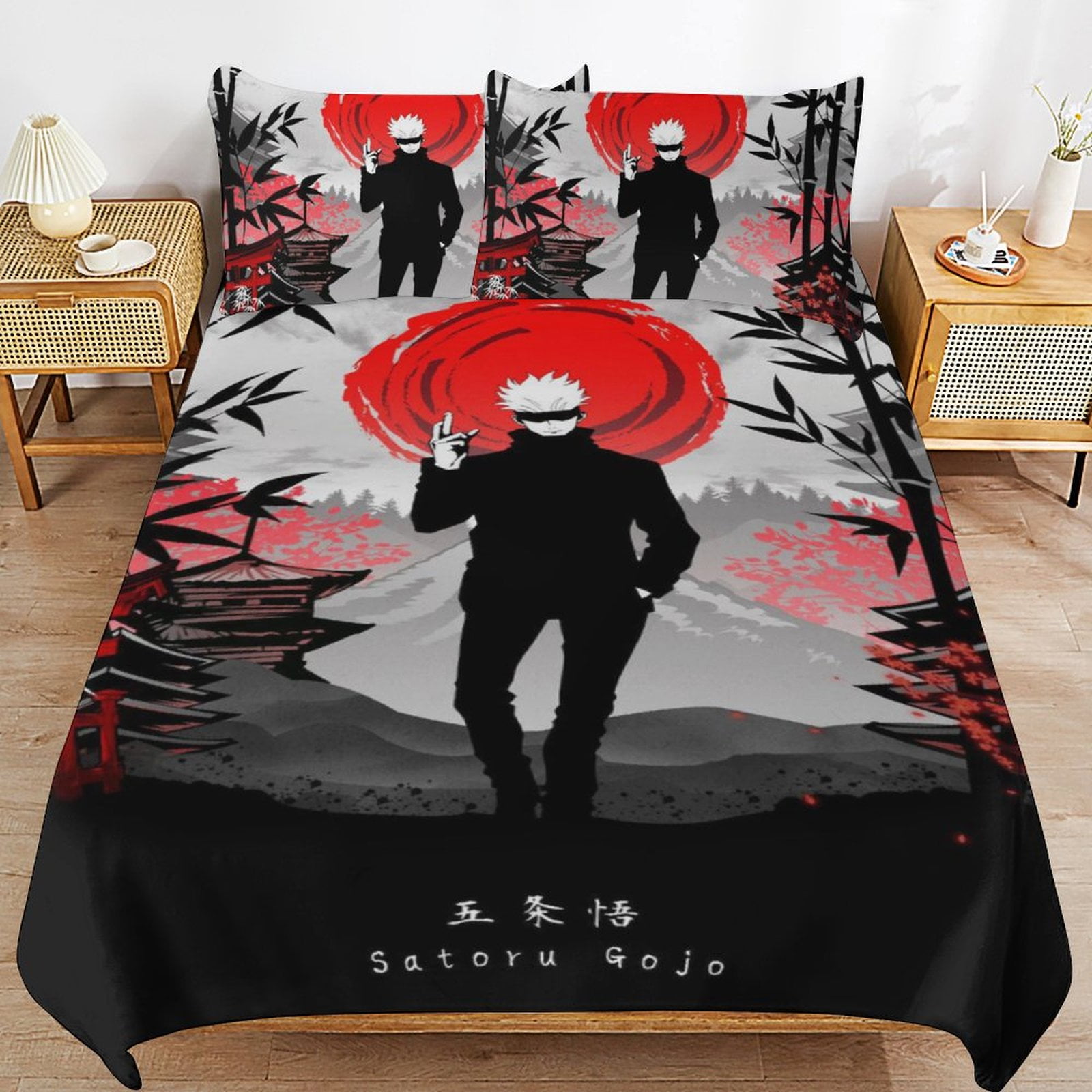 Jujutsu Kaisen Bedding Set Duvet Cover Comfortable and Lightweight ...