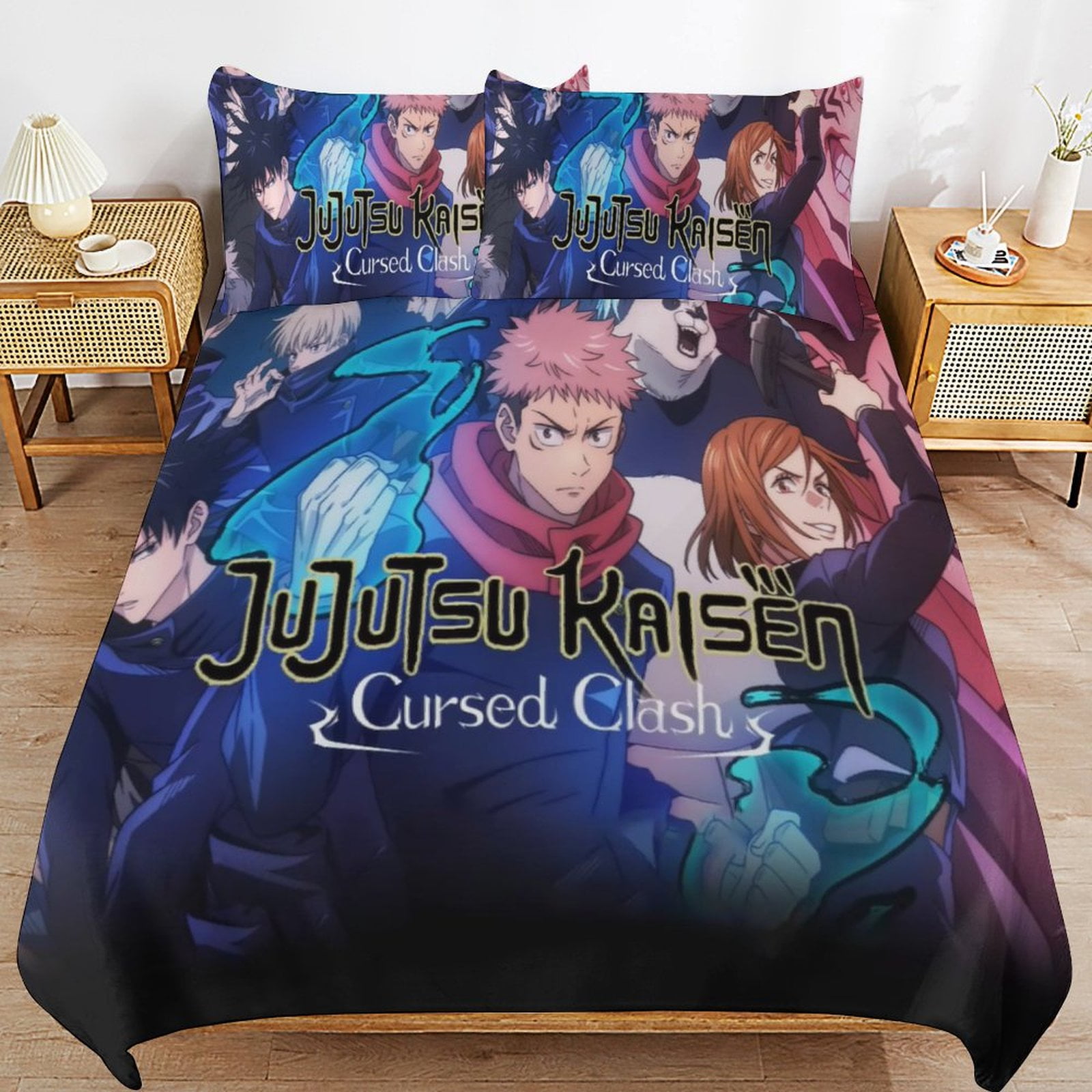 Jujutsu Kaisen Bedding Set Duvet Cover Comfortable and Lightweight ...