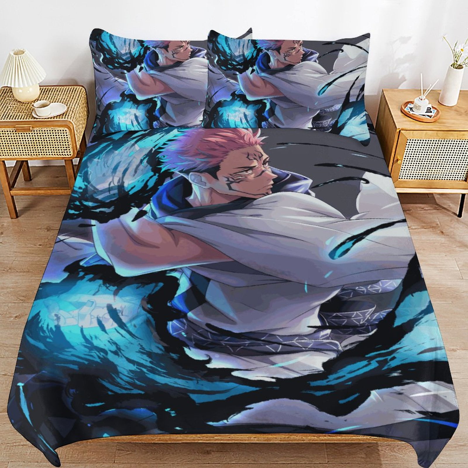 Jujutsu Kaisen Bedding Set Duvet Cover Comfortable and Lightweight ...