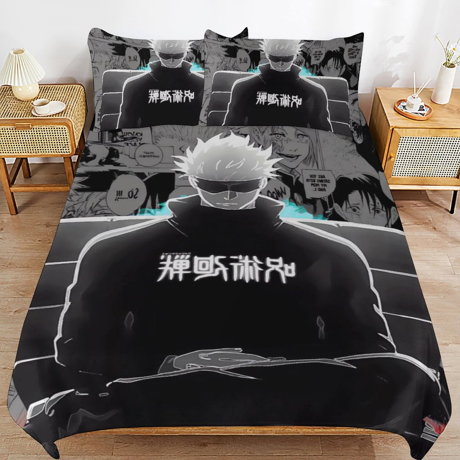 Jujutsu Kaisen Bedding Set Duvet Cover Comfortable and Lightweight ...