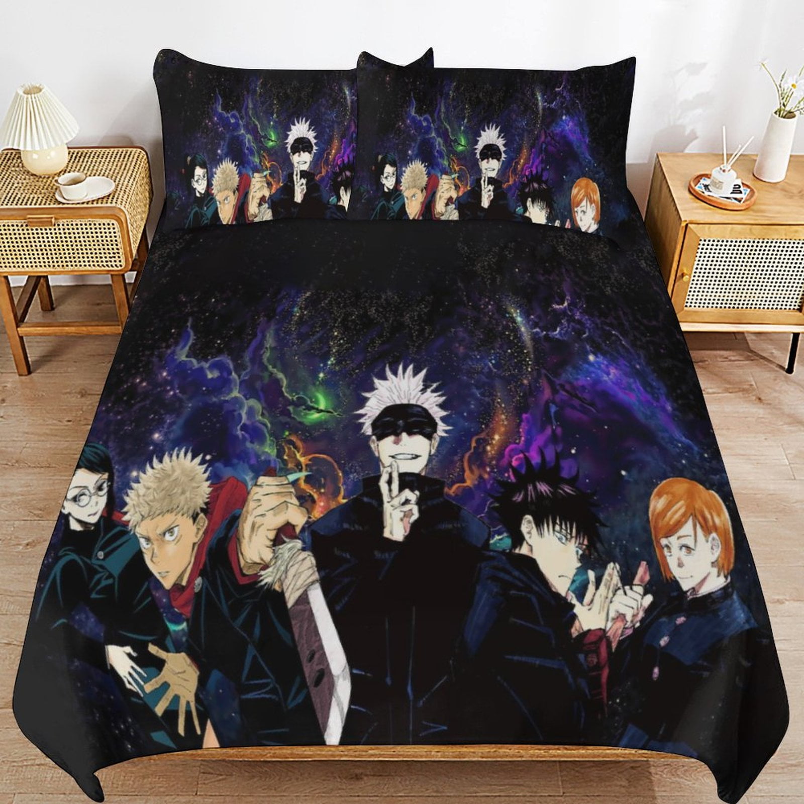 Jujutsu Kaisen Bedding Set Duvet Cover Comfortable and Lightweight ...