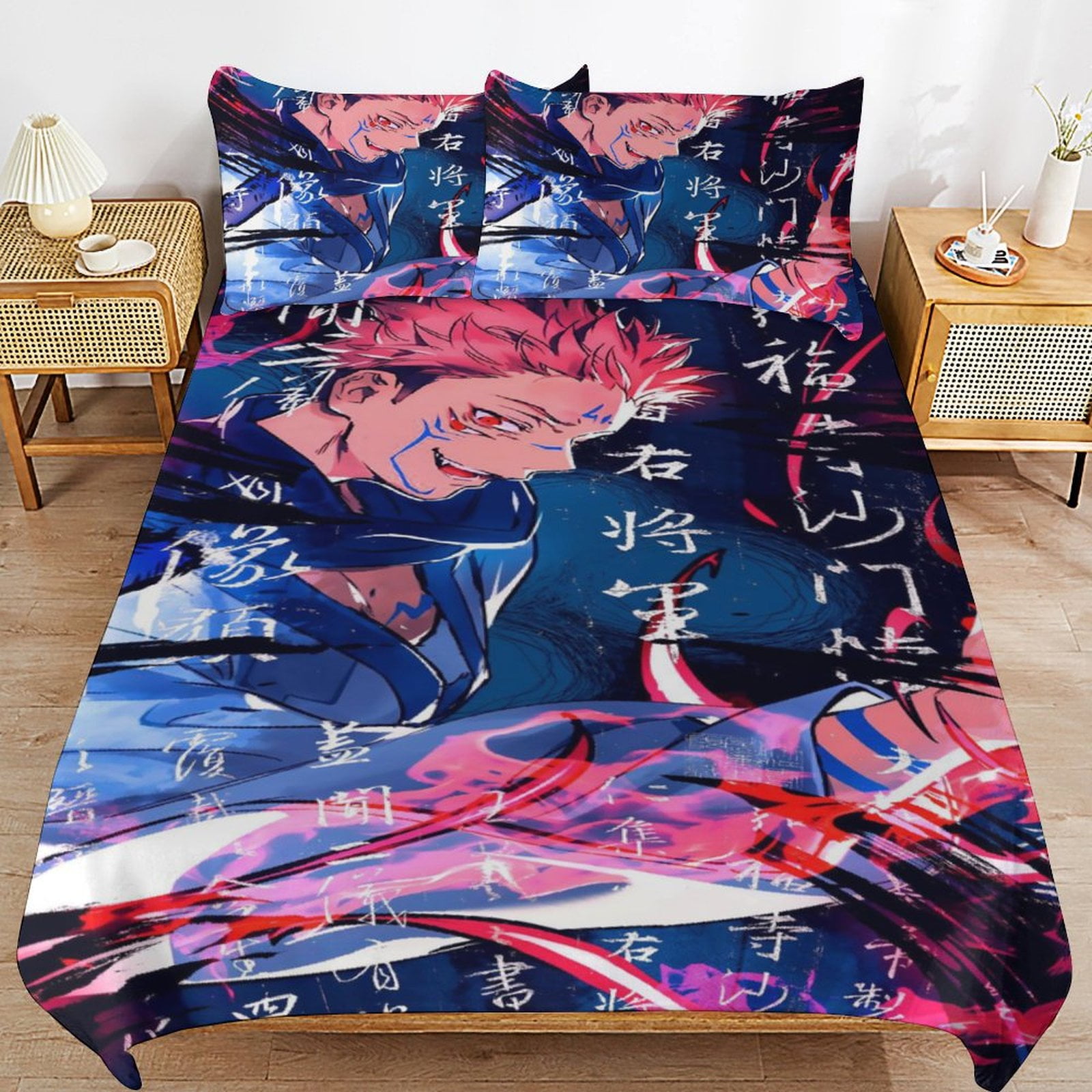 Jujutsu Kaisen Bedding Set Duvet Cover Comfortable and Lightweight ...
