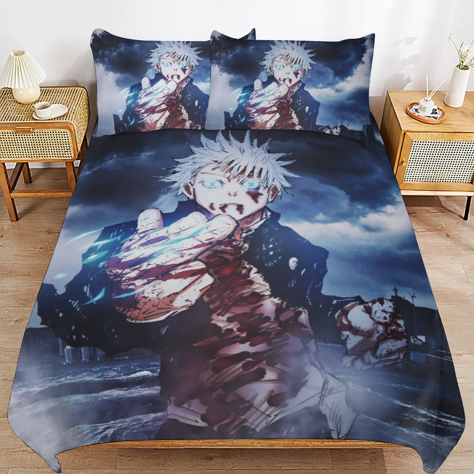 Jujutsu Kaisen Bedding Set Duvet Cover Comfortable and Lightweight ...