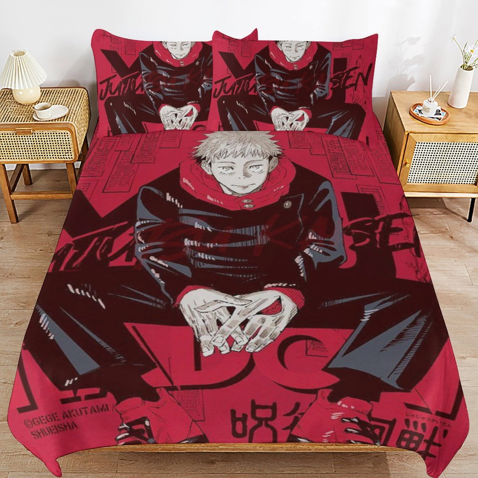 Jujutsu Kaisen Bedding Set Duvet Cover Comfortable and Lightweight ...