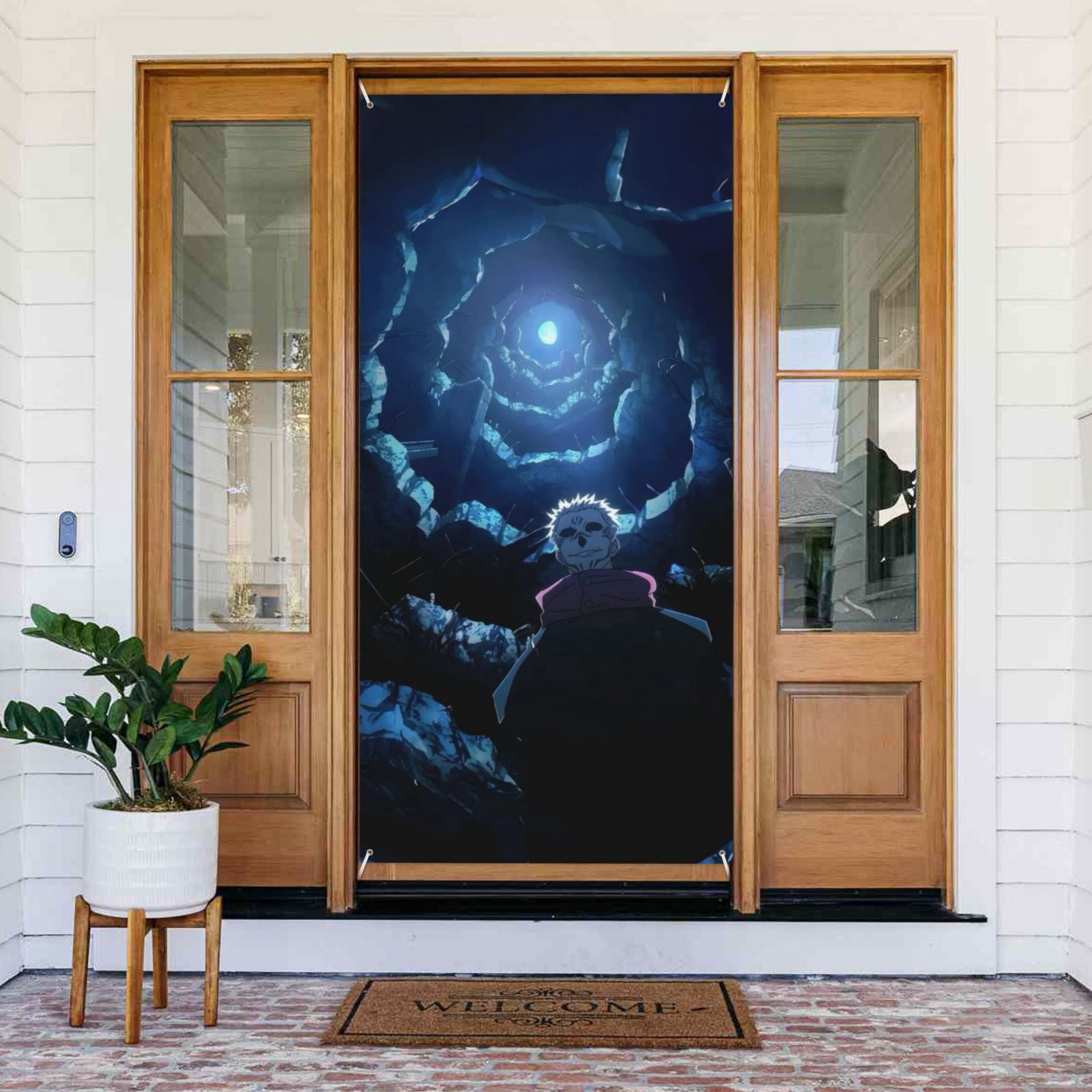 Jujutsu Kaisen Birthday Party Door Banner Decorative For Front Door ...