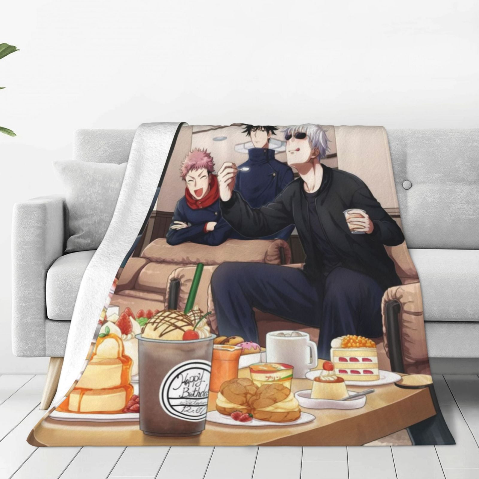 Jujutsu Kaisen Blanket Anime Air-conditioning Quilt for Bed Sofa ...