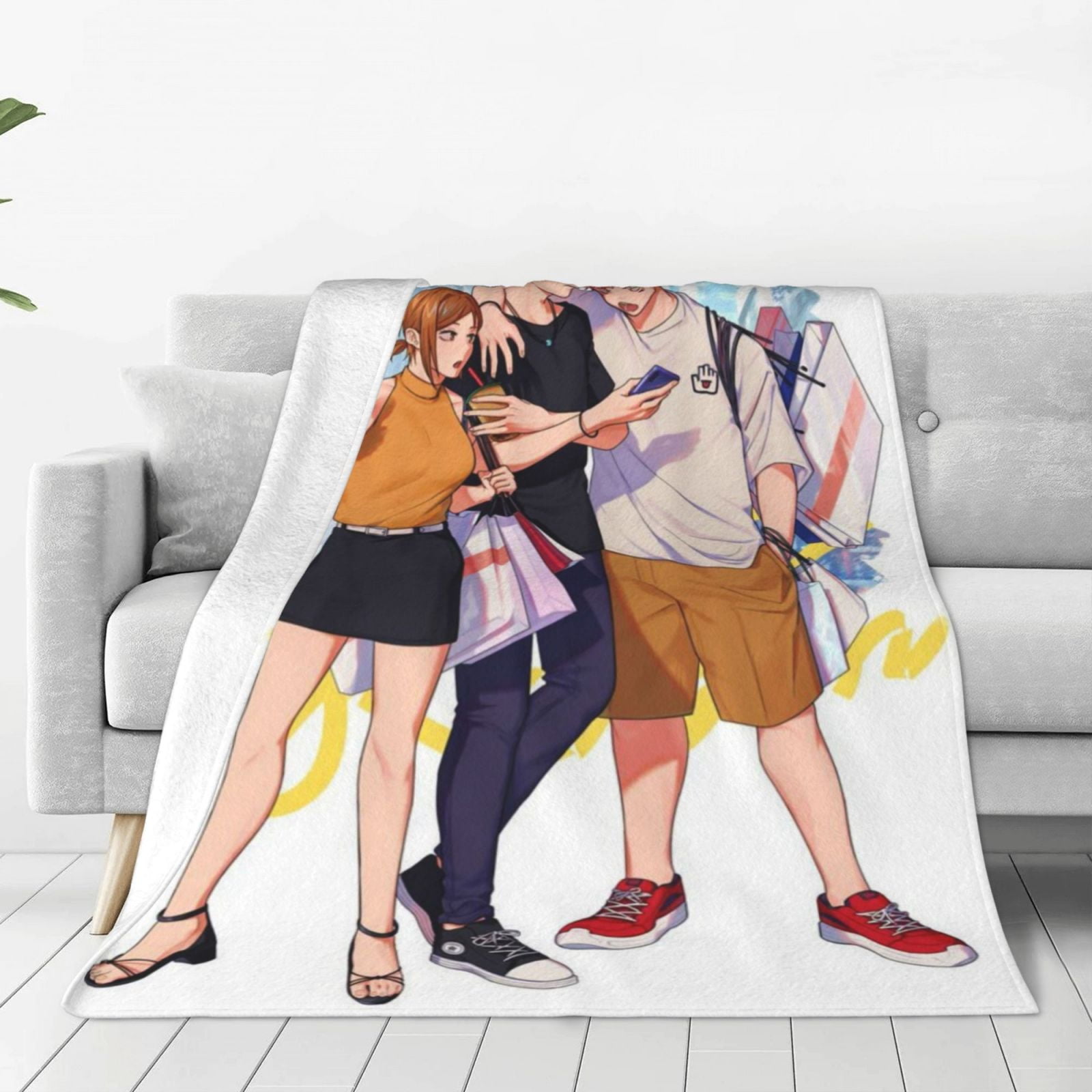 Jujutsu Kaisen Blanket Anime Air-conditioning Quilt for Bed Sofa ...