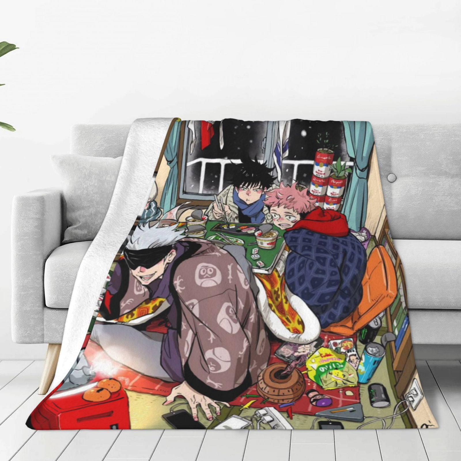 Jujutsu Kaisen Blanket Anime Air-conditioning Quilt for Bed Sofa ...