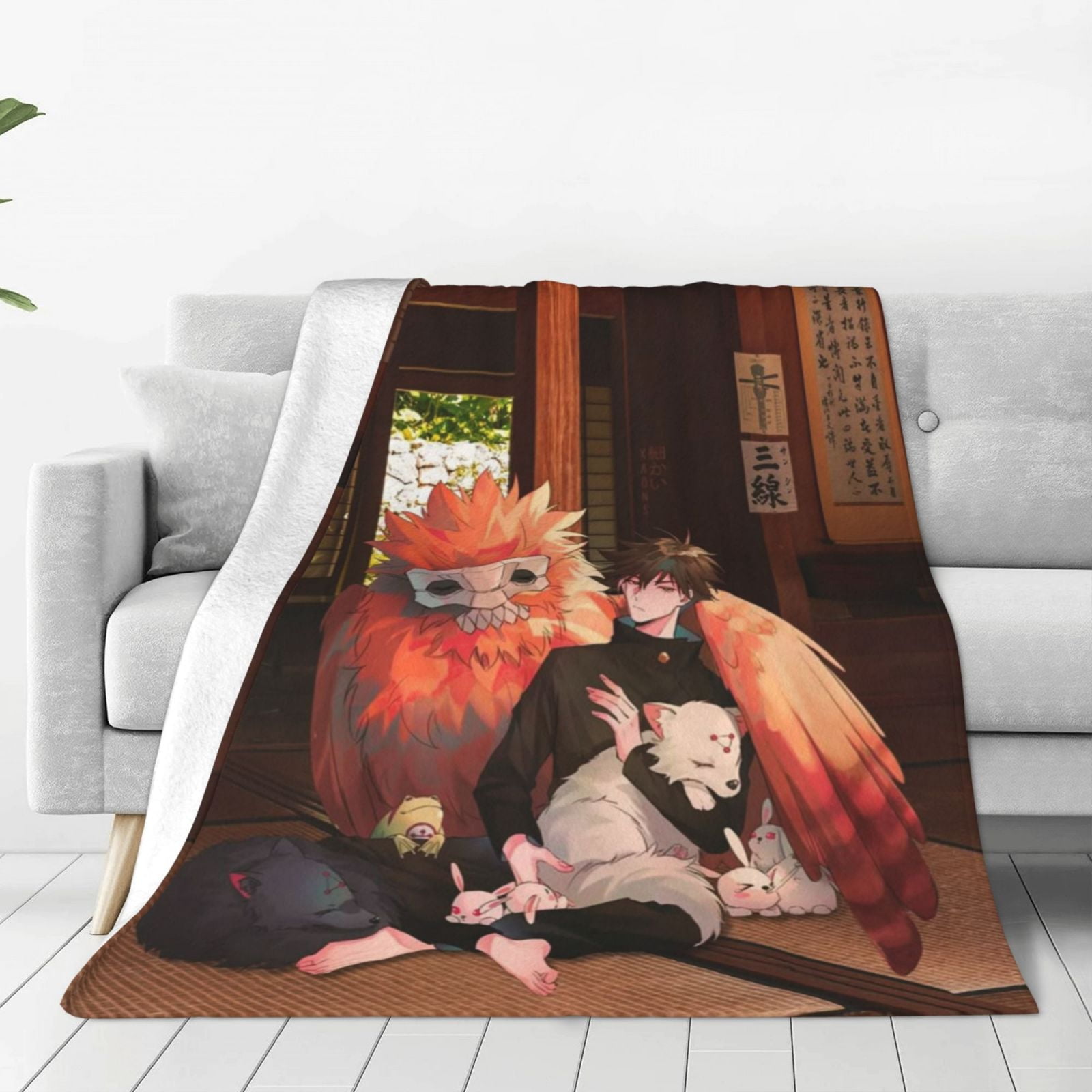 Jujutsu Kaisen Blanket Anime Air-conditioning Quilt for Bed Sofa ...