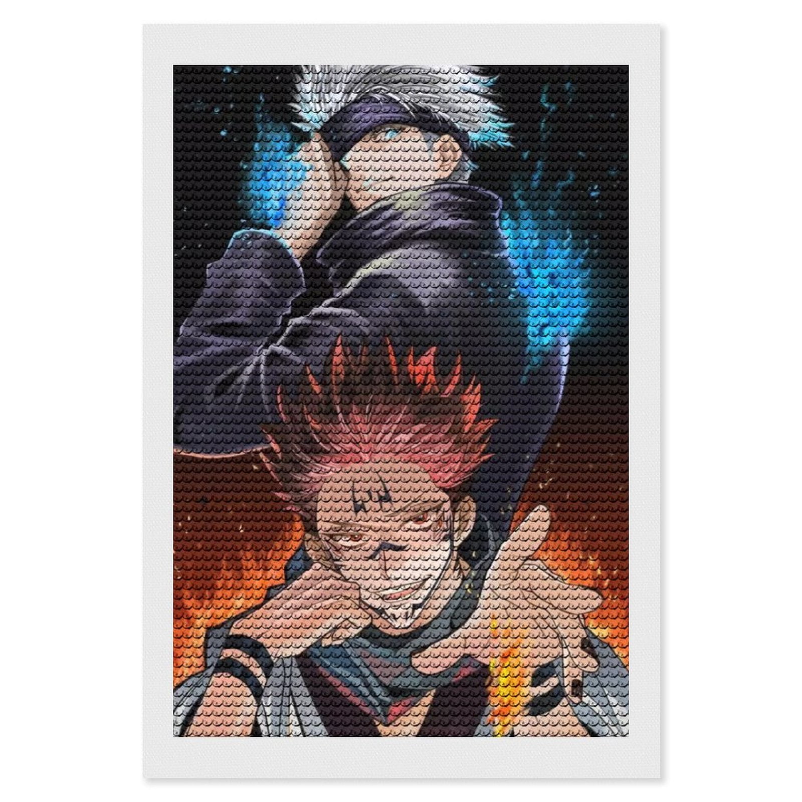 Jujutsu Kaisen Diamond Art Kits, 5D Diamond Art for Home Wall Art Decor ...