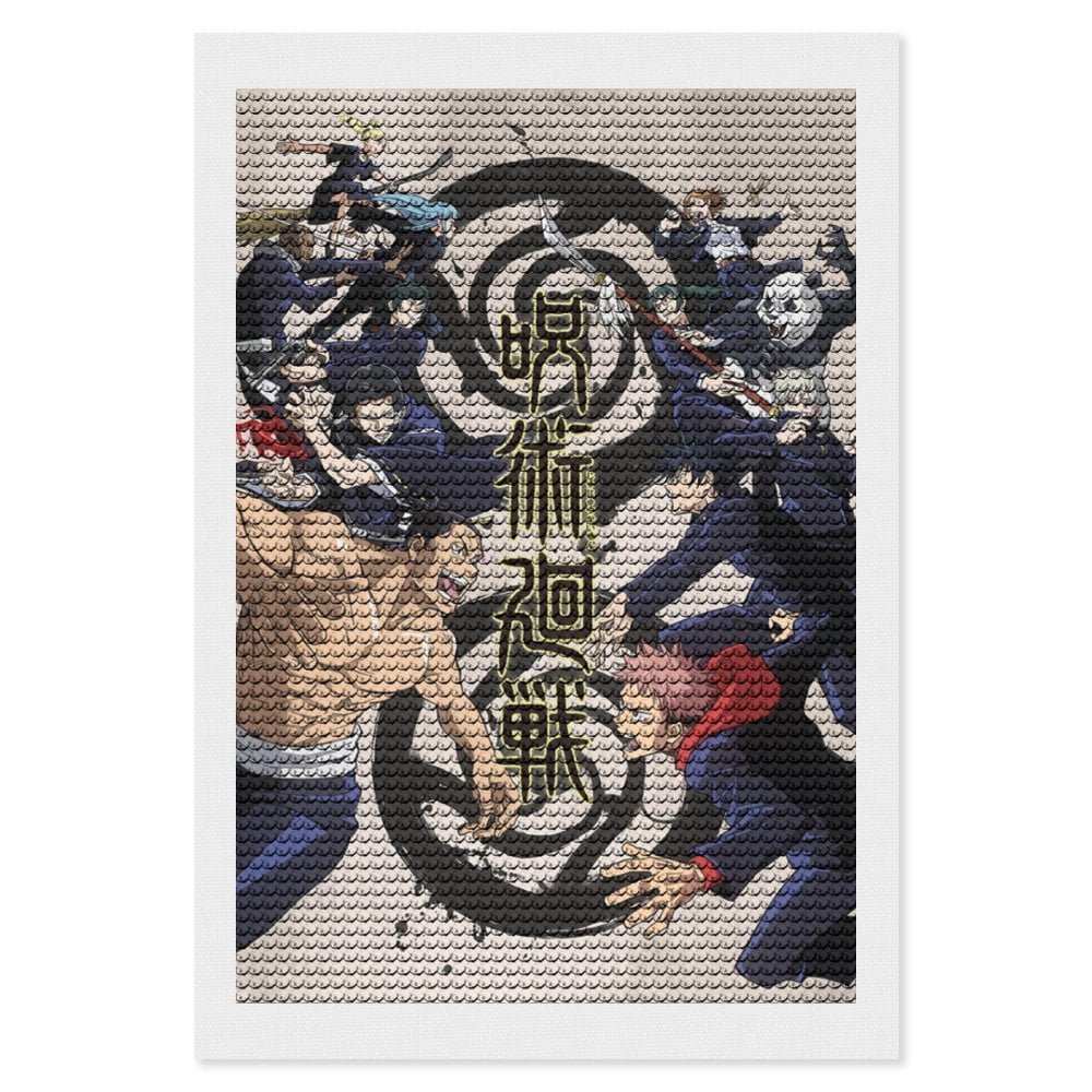 Jujutsu Kaisen Diamond Art Kits for Adults DIY 5D Diamond Dots Paint ...