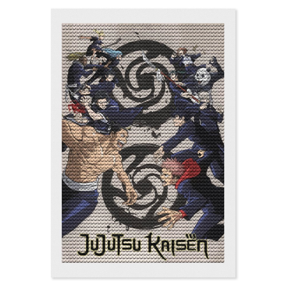 Jujutsu Kaisen Diamond Art Kits for Adults DIY 5D Diamond Dots Paint ...