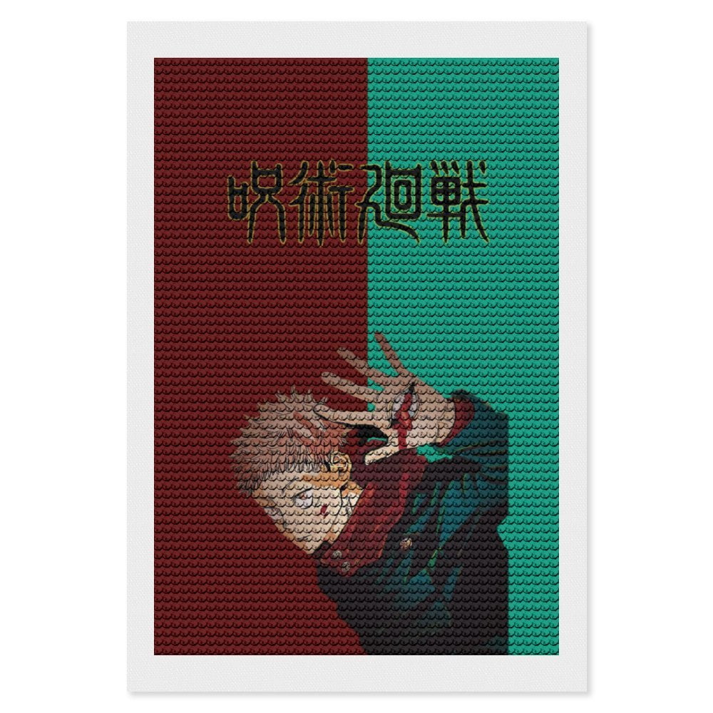 Jujutsu Kaisen Diamond Art Kits for Adults DIY 5D Diamond Dots Paint ...