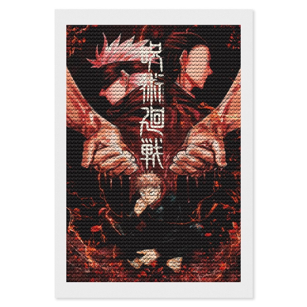 Jujutsu Kaisen Diamond Art Kits for Adults DIY 5D Diamond Dots Paint ...