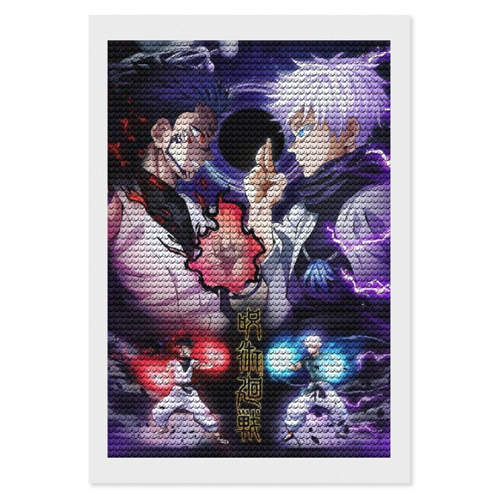 Jujutsu Kaisen Diamond Art Kits for Adults DIY 5D Diamond Dots Paint ...