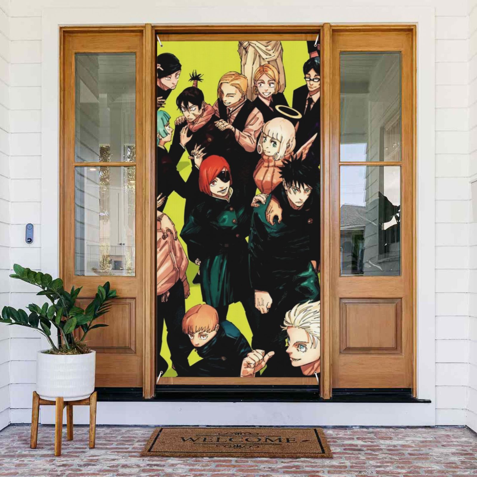 Jujutsu Kaisen Door Cover Decorated Banner Tapestry Home Decoration ...