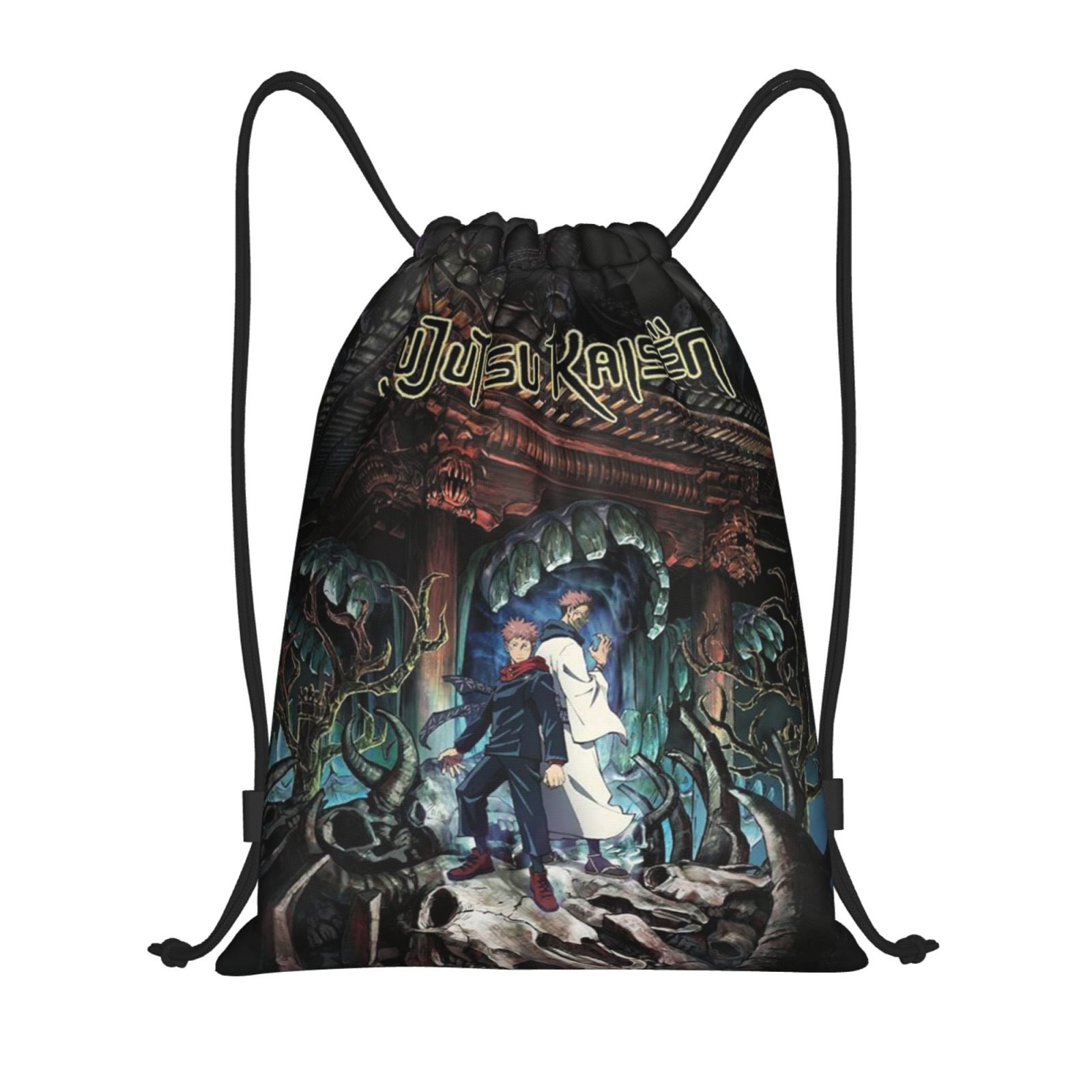 Jujutsu Kaisen Drawstring Bags Unisex Drawstring Sling Bag Daypack ...