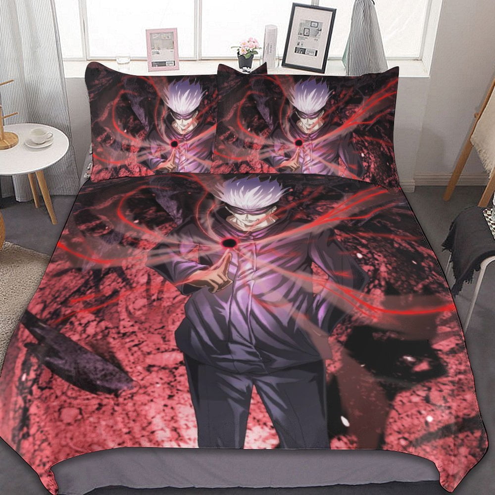 Jujutsu Kaisen Duvet Cover Set 3-Piece Bedding Set Soft Warm And ...