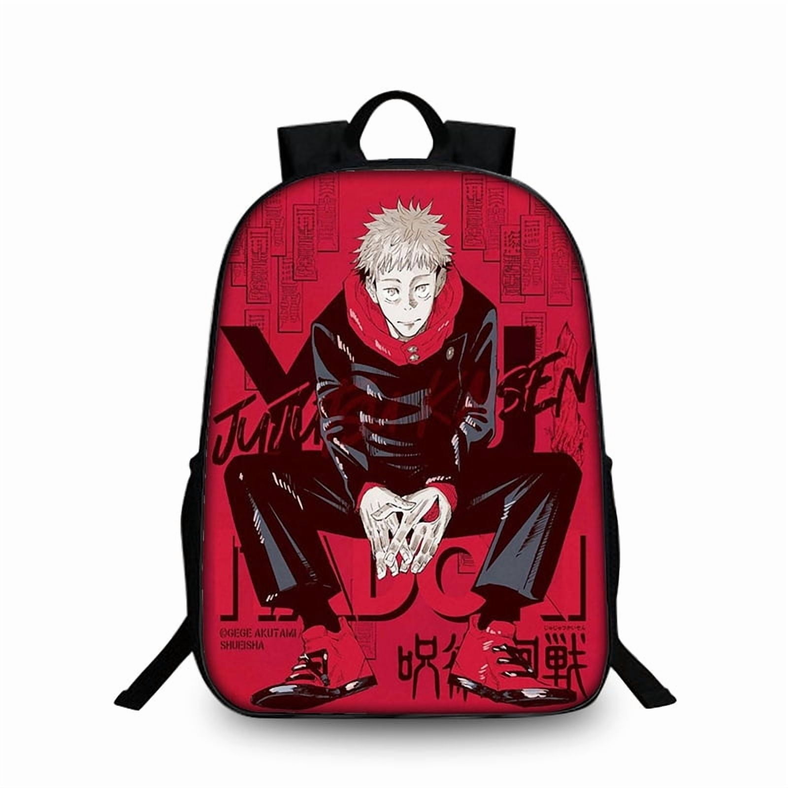 Jujutsu Kaisen Fashion Backpack Anime Cosplay Gojo Satoru Laptop ...