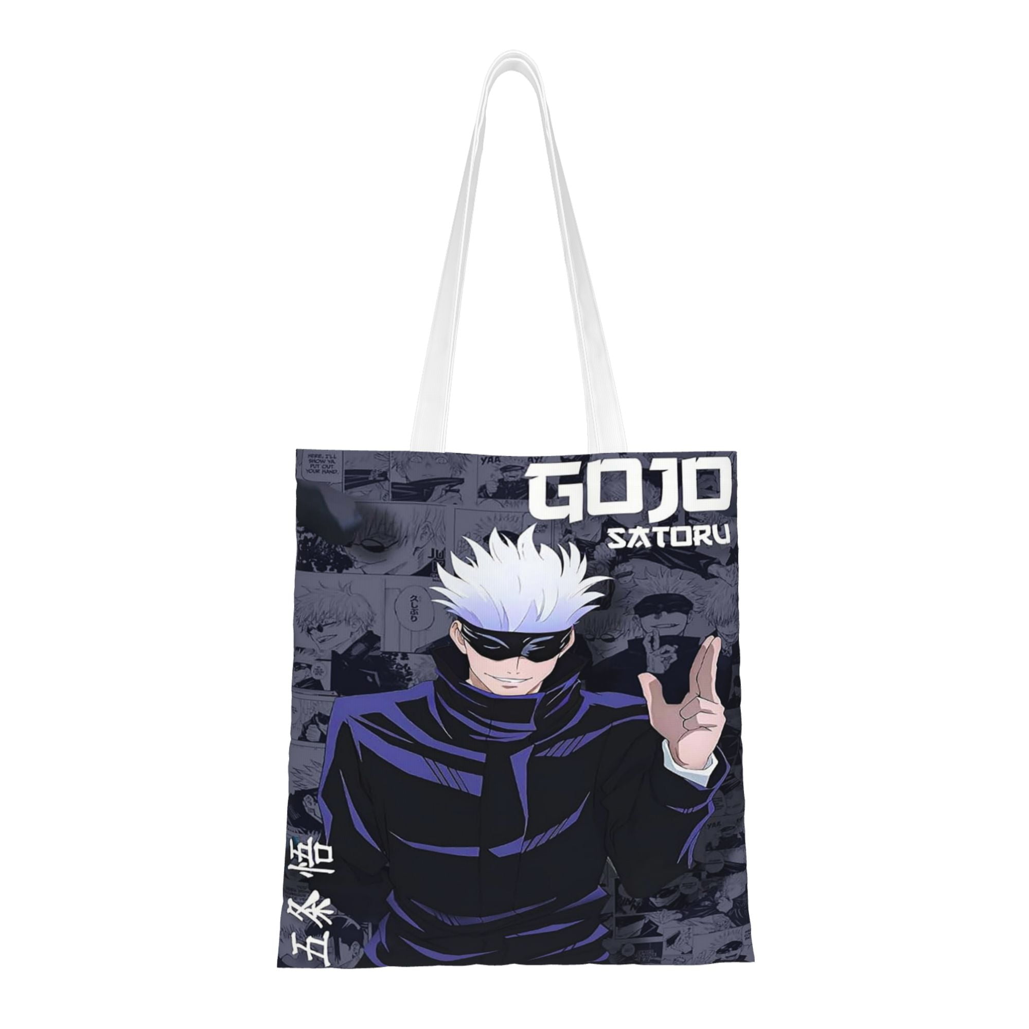 Jujutsu Kaisen Funny Gojo Satoru Handbag Canvas Durable Tote Bag ...