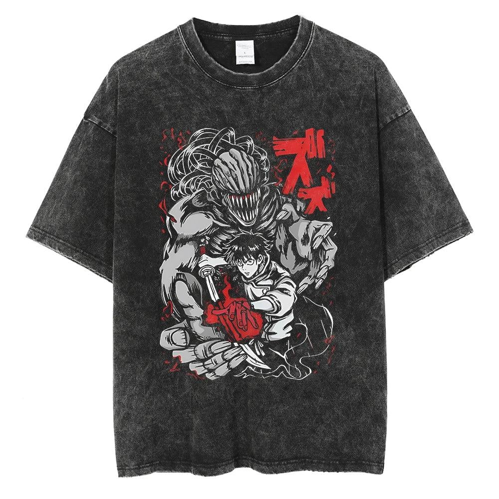 Jujutsu Kaisen Fushiguro Megumi Cursed Techniques Vintage T-Shirt_1 ...