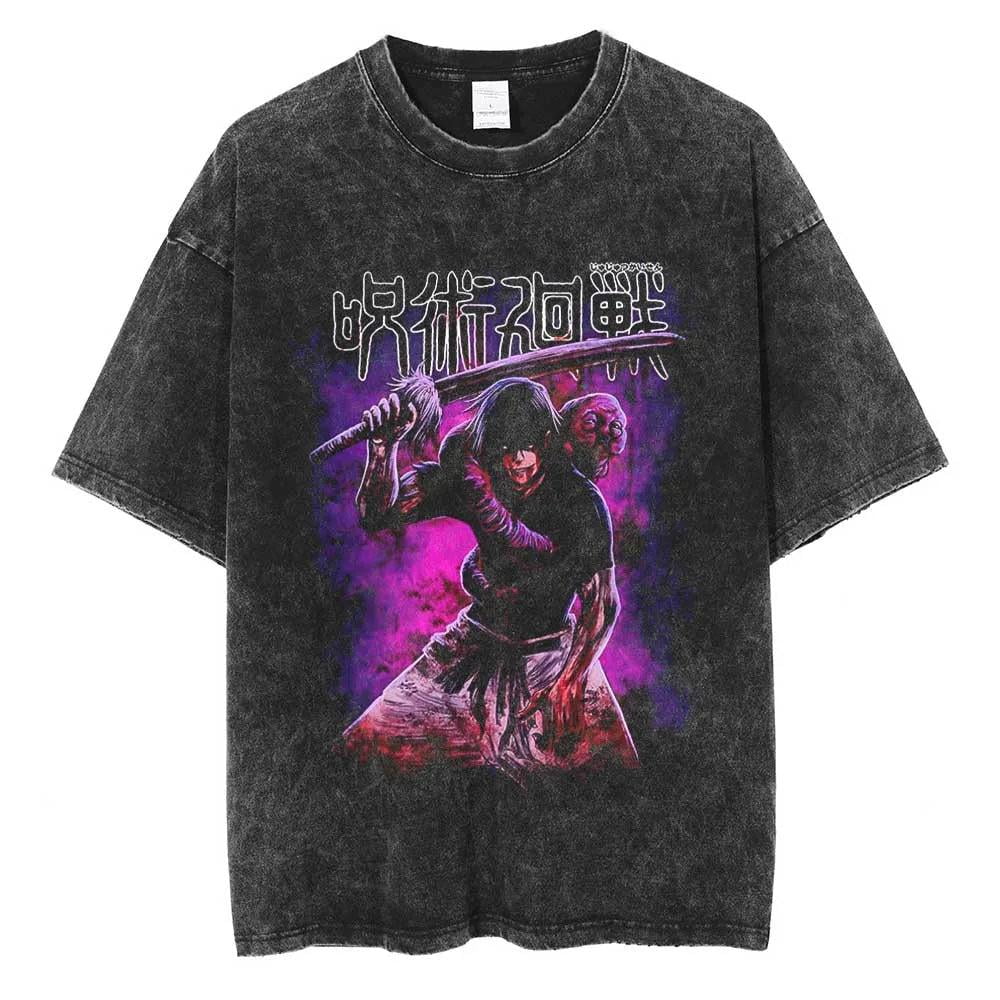 Jujutsu Kaisen Fushiguro Megumi Ten Shadows Technique Vintage T-Shirt_1 ...