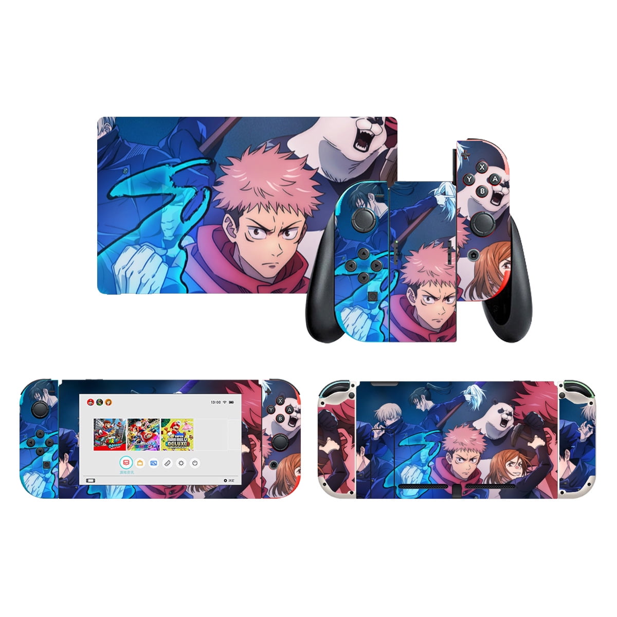 Jujutsu Kaisen Game Switch Skin - Anime Cartoon Game Sticker, No Bubble ...