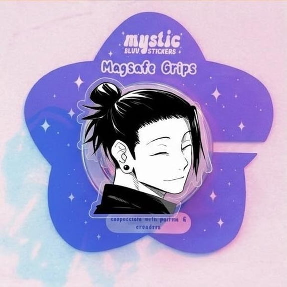 Jujutsu Kaisen Geto Magnetic Phone Grip, Holder, MagSafe Compatible ...