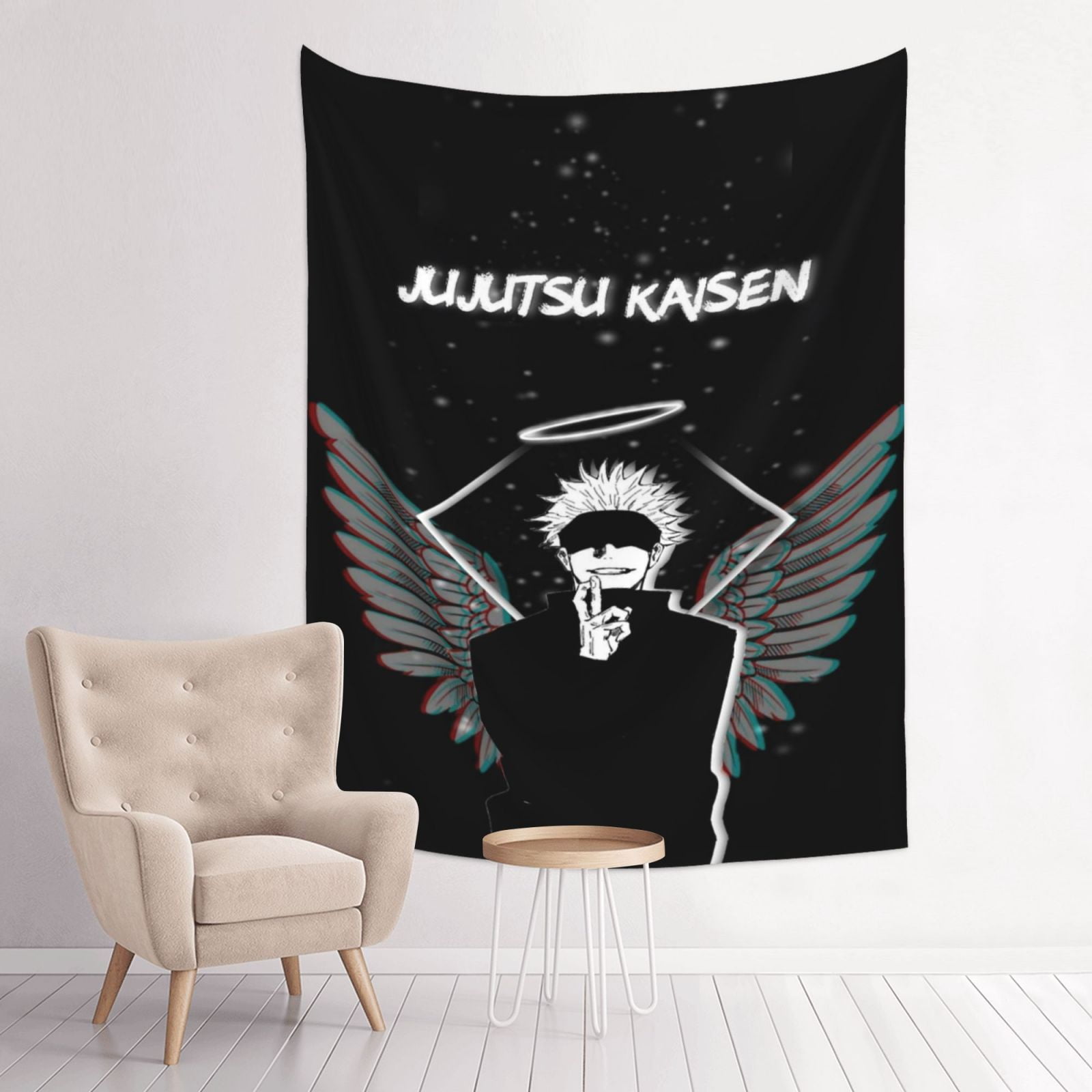 Jujutsu Kaisen Gojo Art Tapestry Wall Art Poster Tapestry Gifts Bedroom ...