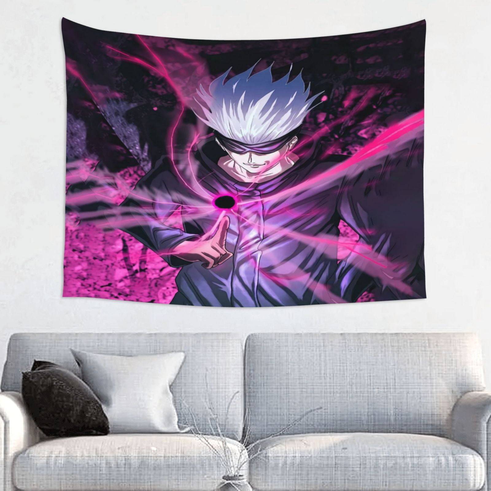 Jujutsu Kaisen Gojo Art Tapestry Wall Art Poster Tapestry Gifts Bedroom ...