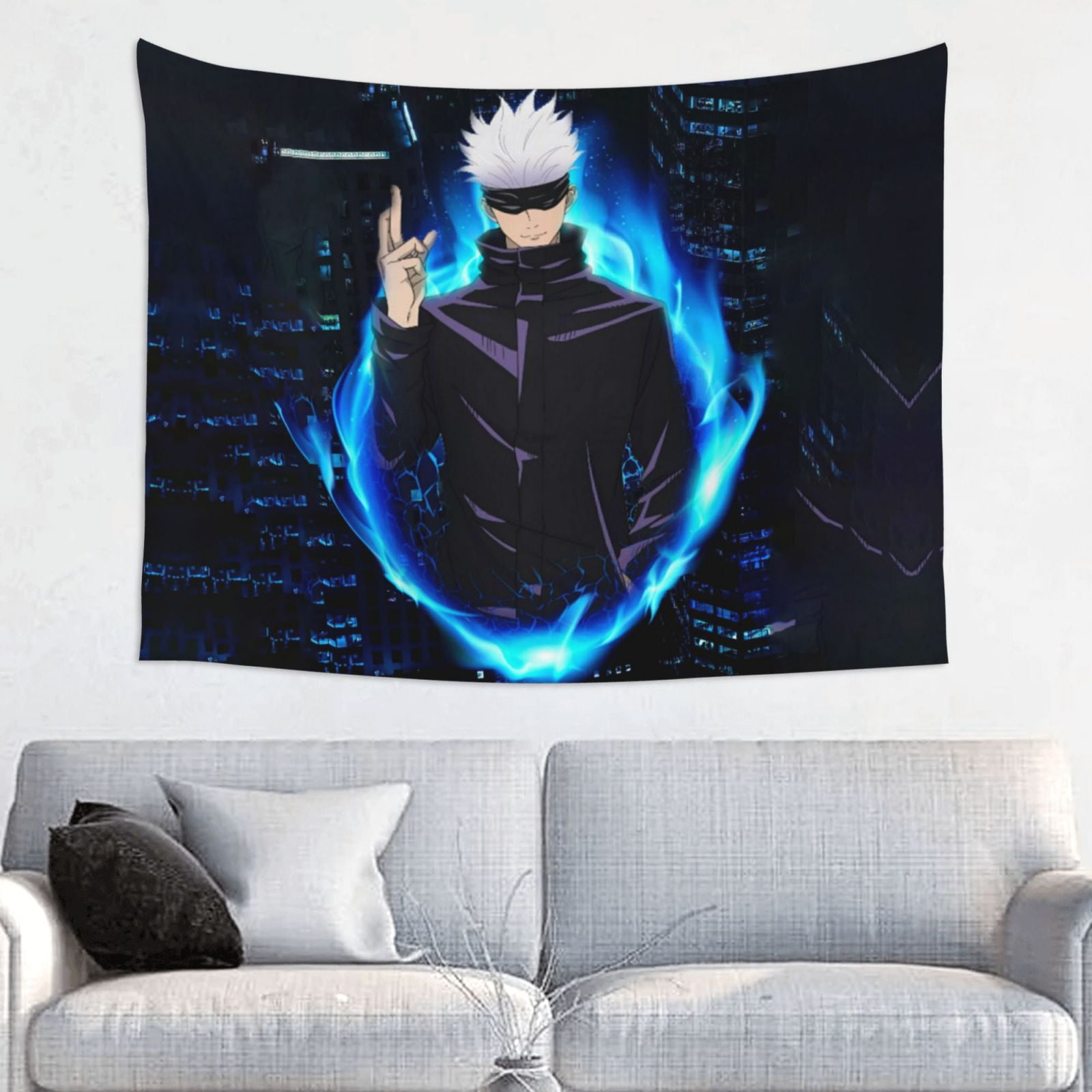 Jujutsu Kaisen Gojo Art Tapestry Wall Art Poster Tapestry Gifts Bedroom ...