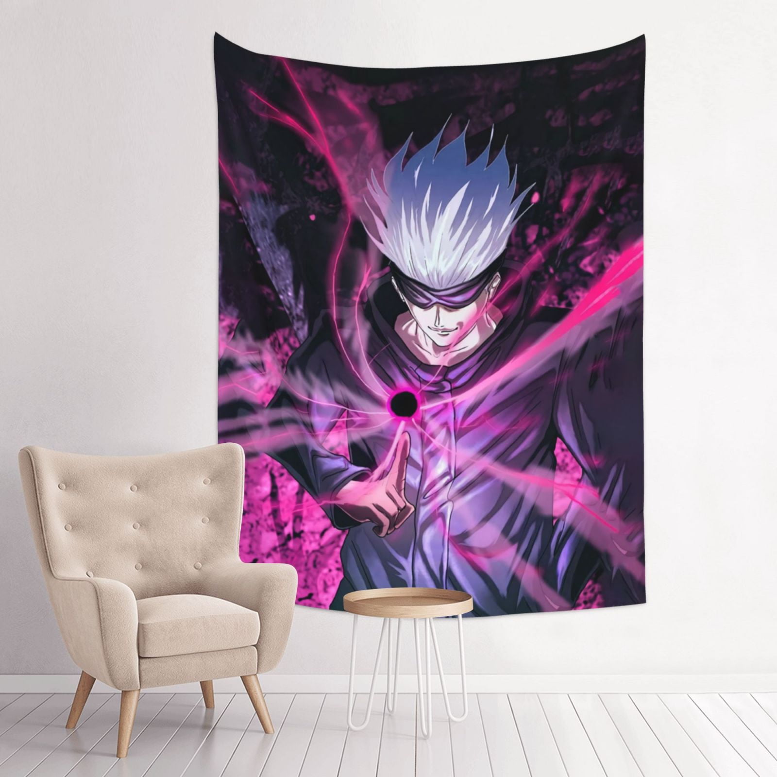 Jujutsu Kaisen Gojo Art Tapestry Wall Art Poster Tapestry Gifts Bedroom ...