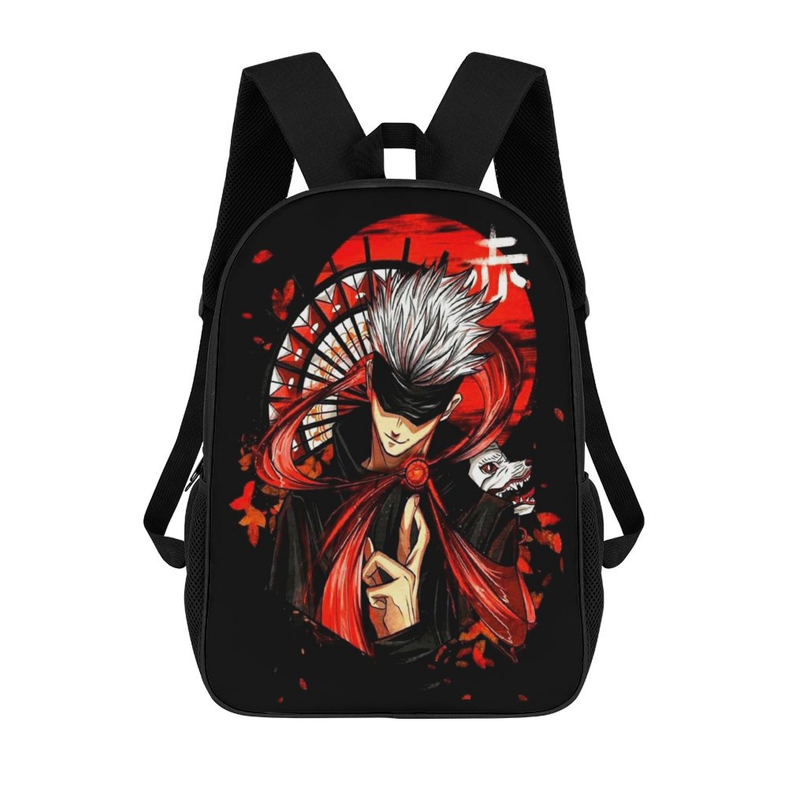 Jujutsu Kaisen Gojo Backpack Cartoon Casual Shoulder Daypack Large ...