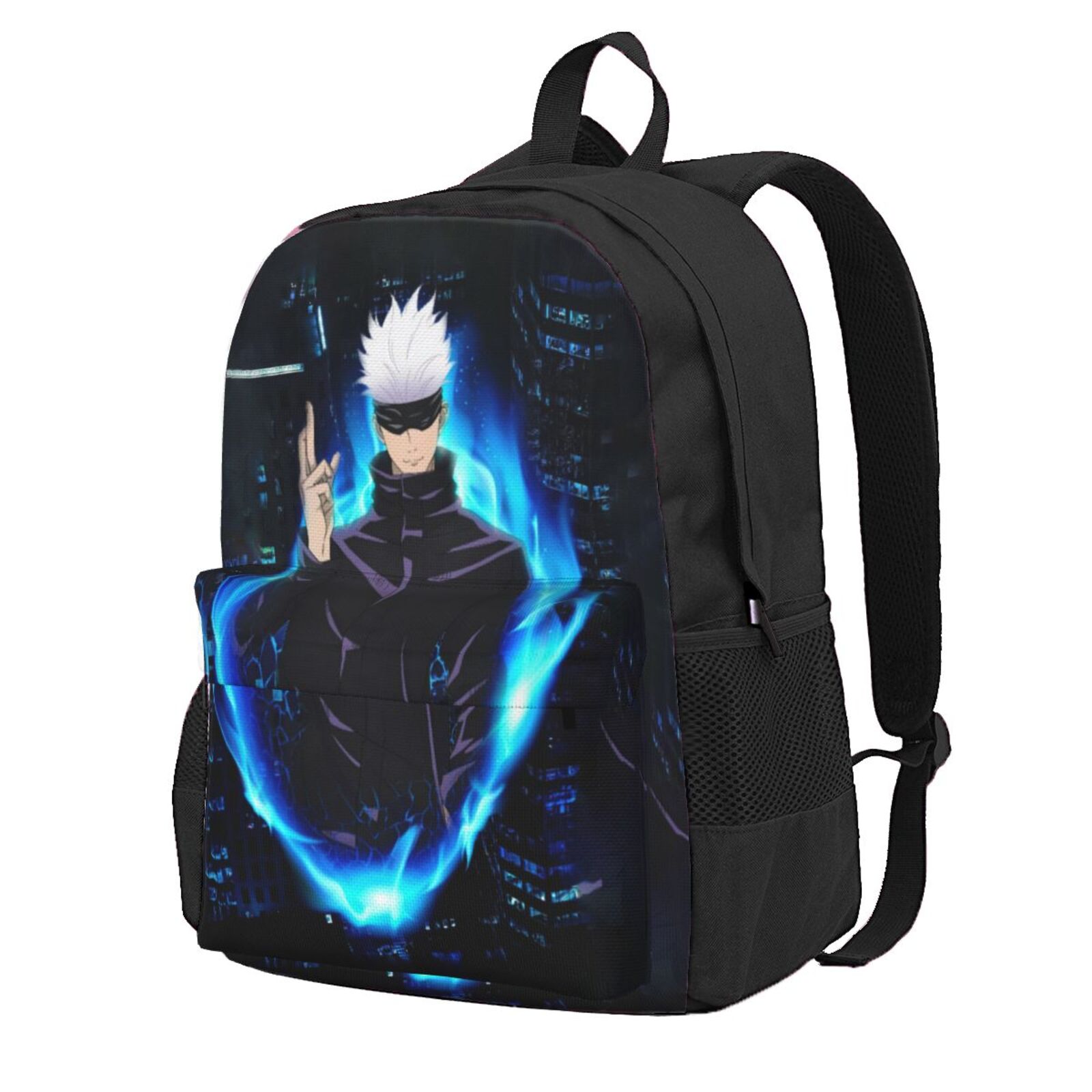 Jujutsu Kaisen Gojo Backpack With Front Pocket School Bag For Kids ...