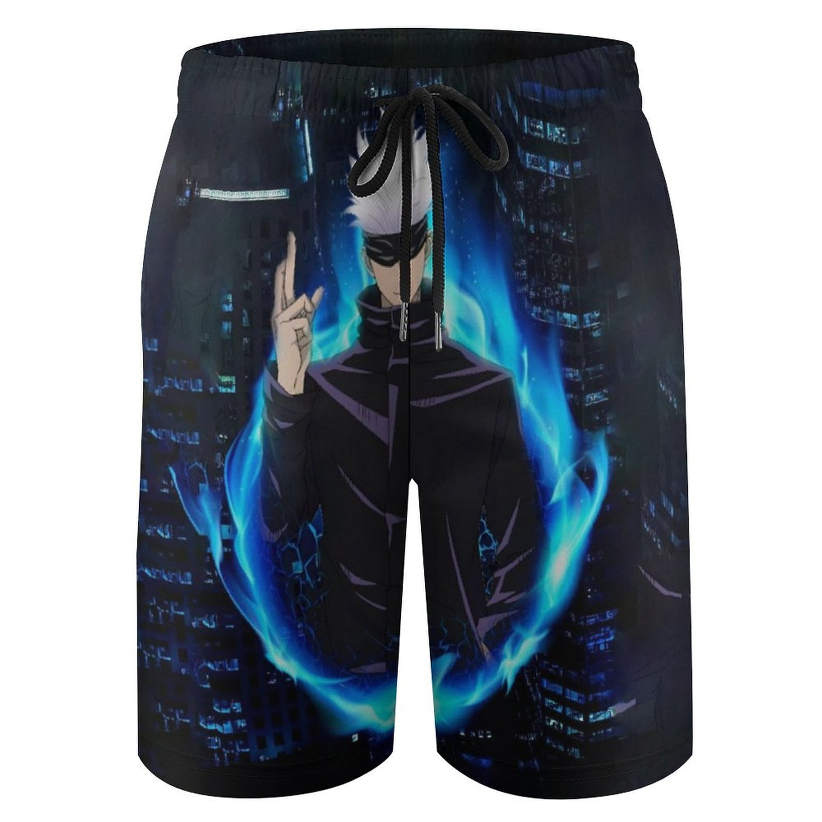 Jujutsu Kaisen Gojo Beach Shorts Anime Printed Swim Trunks Water ...