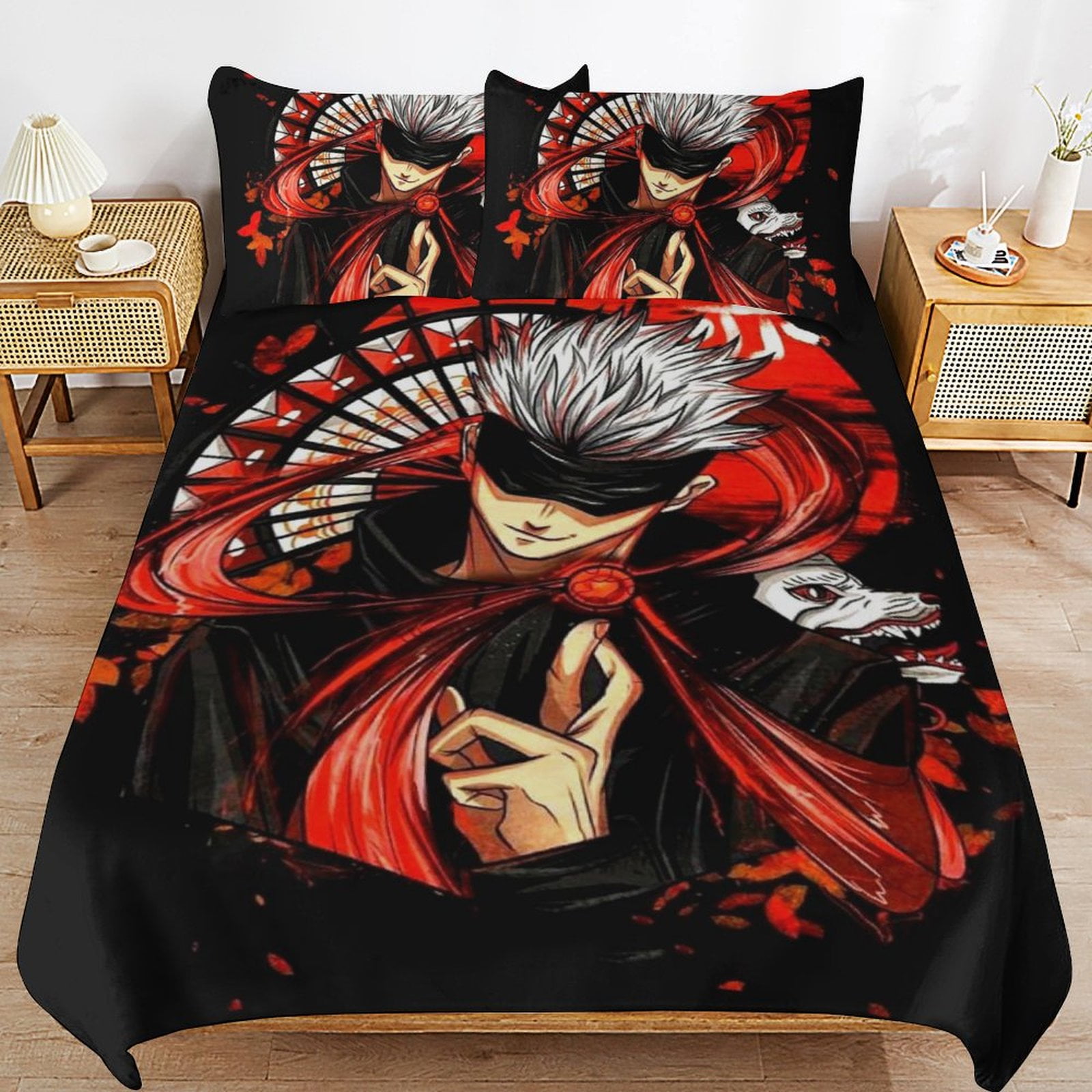 Jujutsu Kaisen Gojo Bedding Set Duvet Cover Comfortable and Lightweight ...