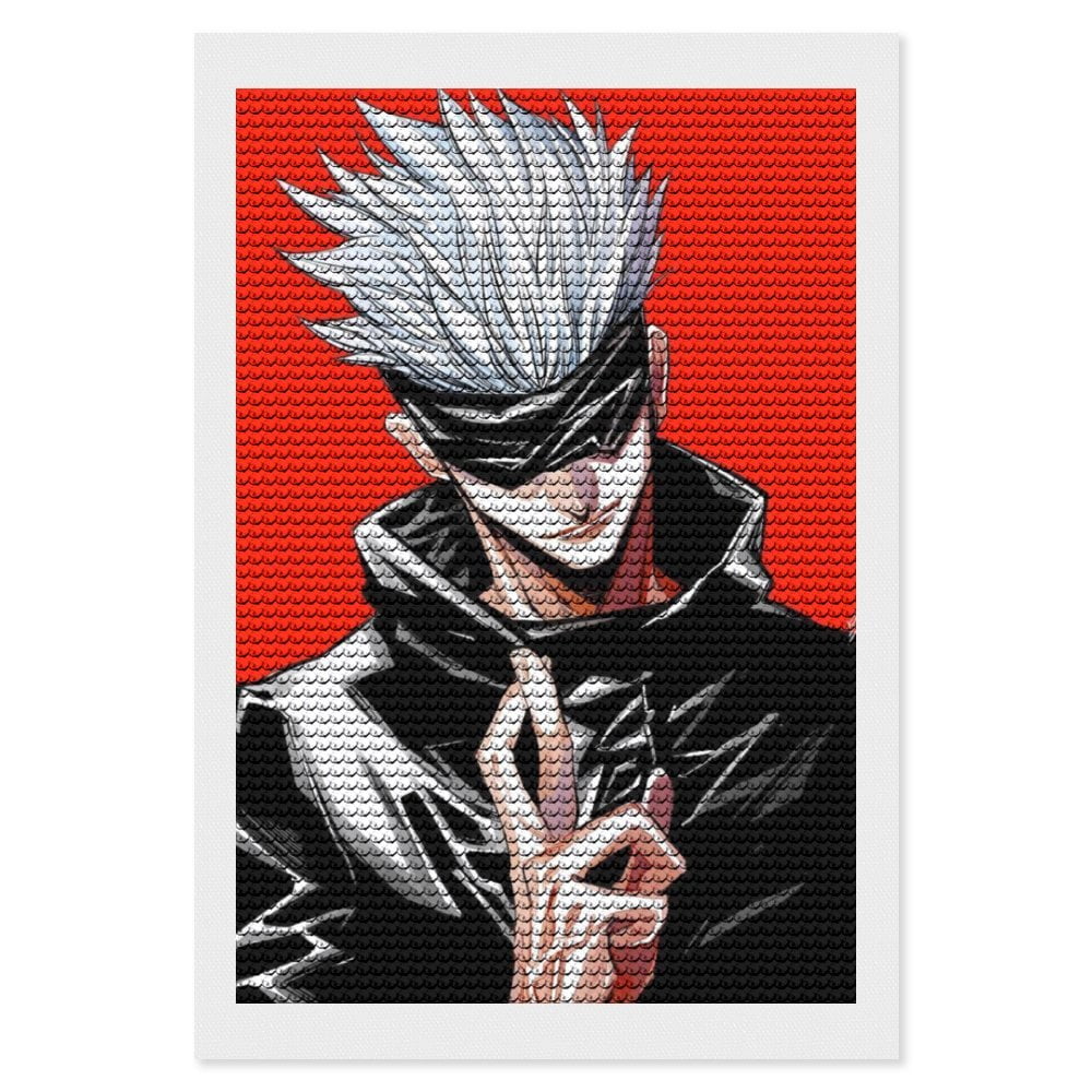 Jujutsu Kaisen Gojo Diamond Art Kits for Adults DIY 5D Diamond Dots ...