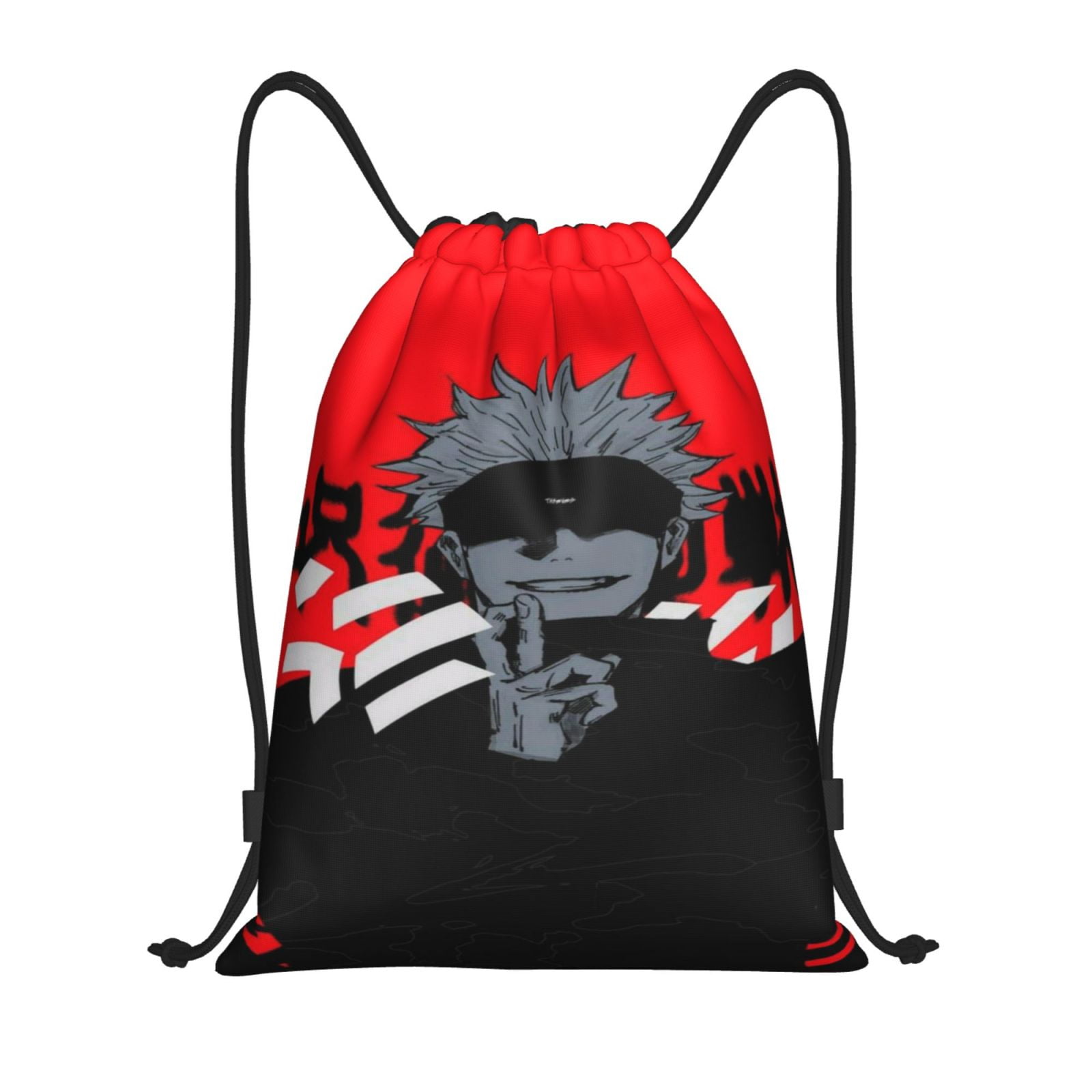 Jujutsu Kaisen Gojo Drawstring Bags Unisex Drawstring Sling Bag Daypack ...