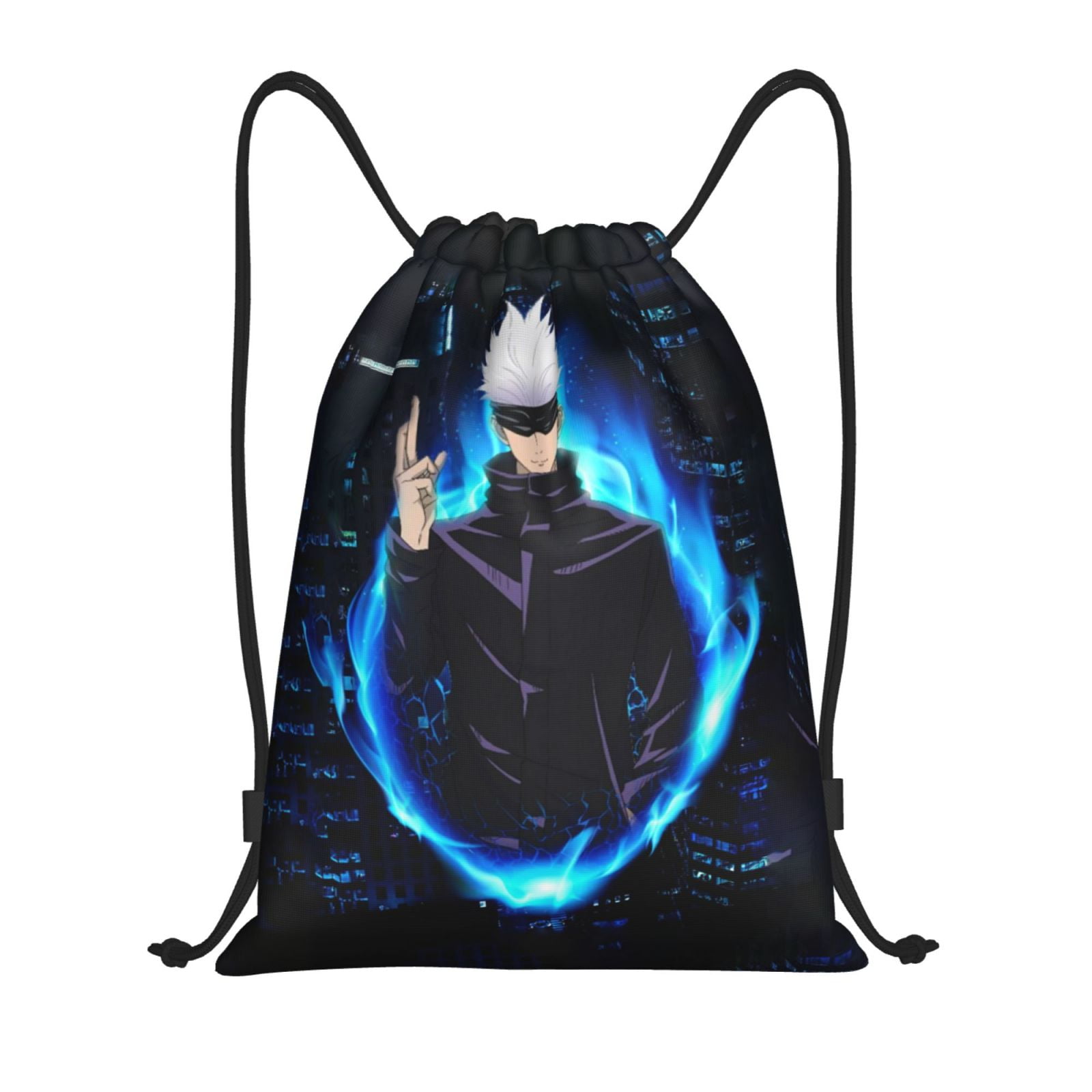 Jujutsu Kaisen Gojo Drawstring Bags Unisex Drawstring Sling Bag Daypack ...