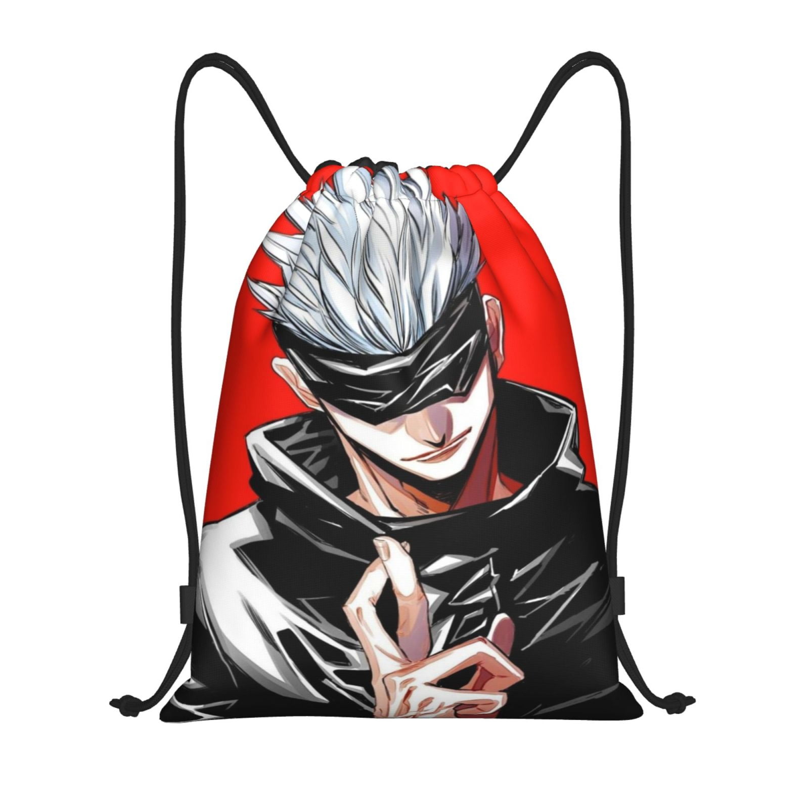 Jujutsu Kaisen Gojo Drawstring Bags Unisex Drawstring Backpack 3D Print ...