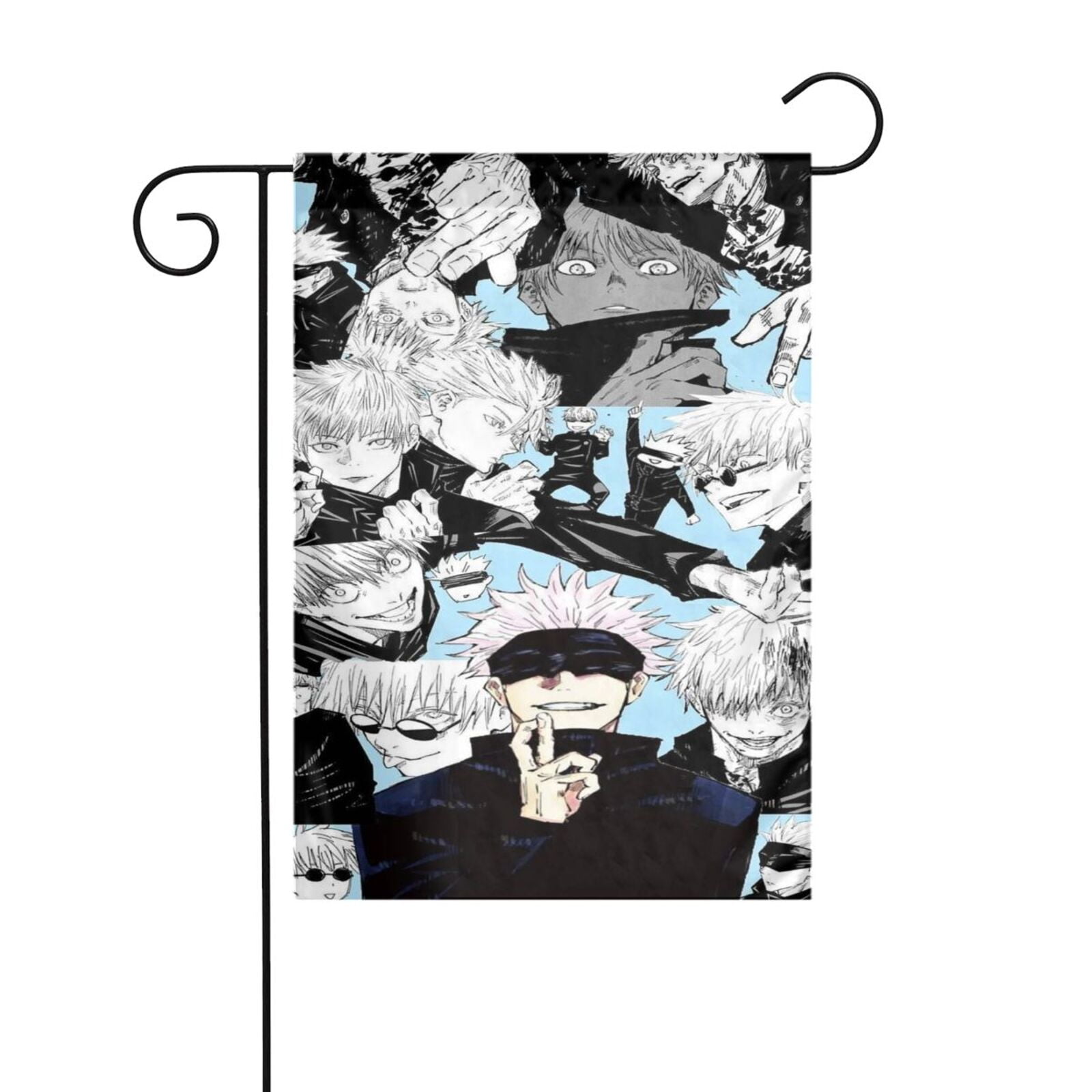 Jujutsu Kaisen Gojo Garden Flag Double Sided Yard Outdoor Home Small ...