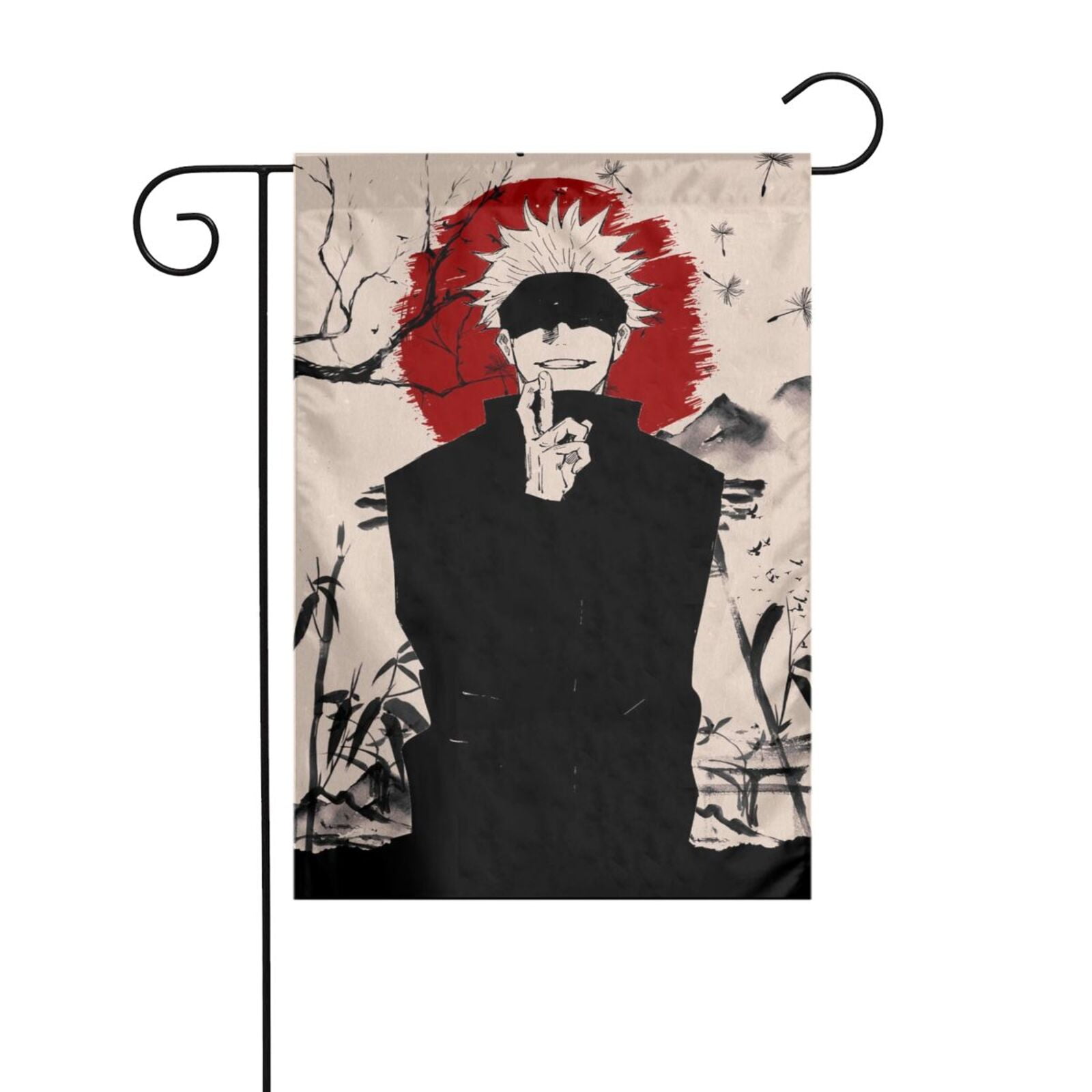 Jujutsu Kaisen Gojo Garden Flag Double Sided Yard Outdoor Home Small ...