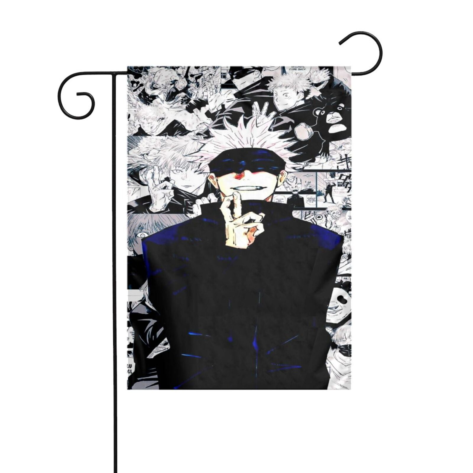 Jujutsu Kaisen Gojo Garden Flag Double Sided Yard Outdoor Home Small ...