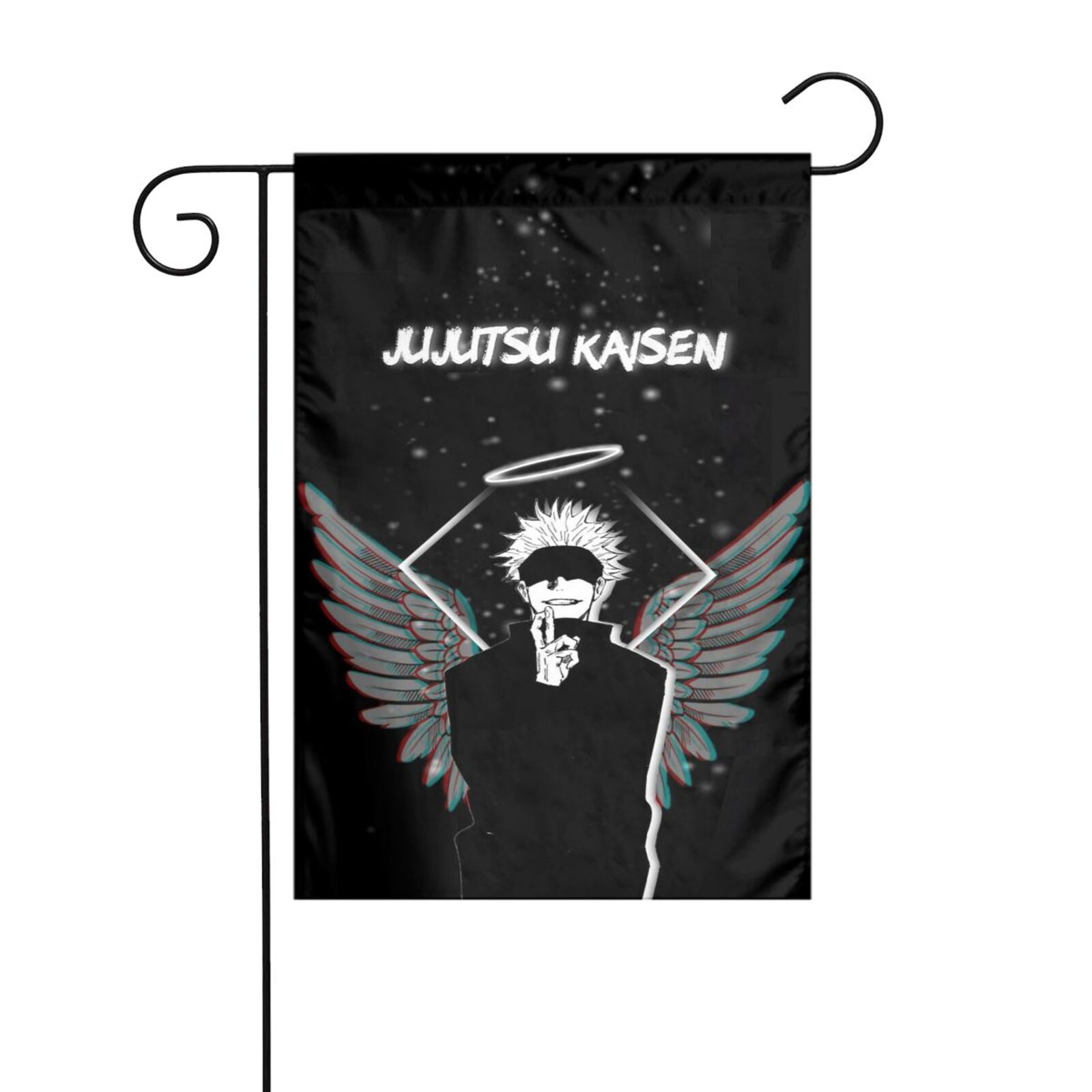 Jujutsu Kaisen Gojo Garden Flag Double Sided Yard Outdoor Home Small ...