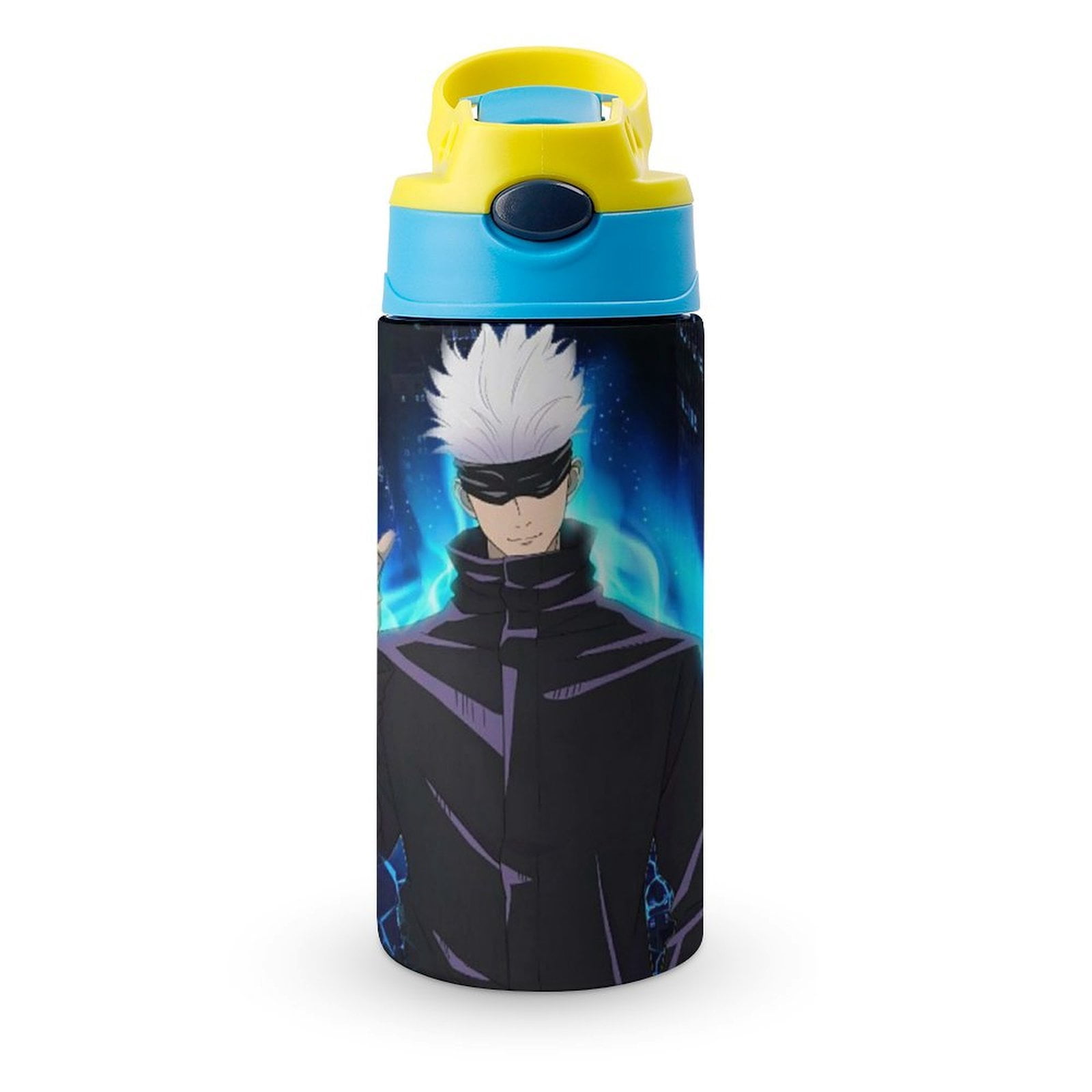Jujutsu Kaisen Gojo Insulated Stainless Steel Water Bottle with Straw ...